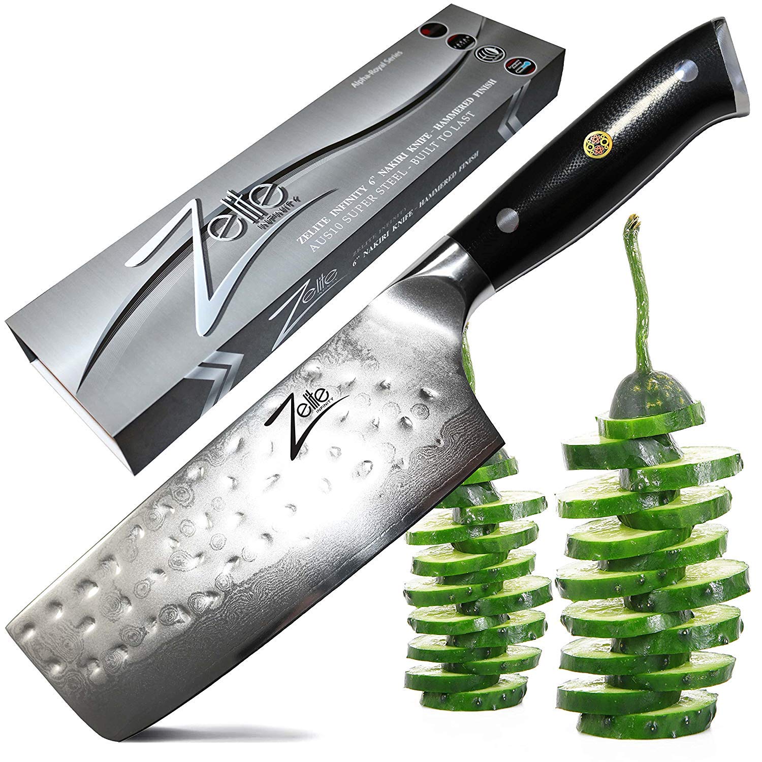 Buy Zelite Infinity Nakiri Chef 6 Inch - Alpha-Royal Series - Japanese ...