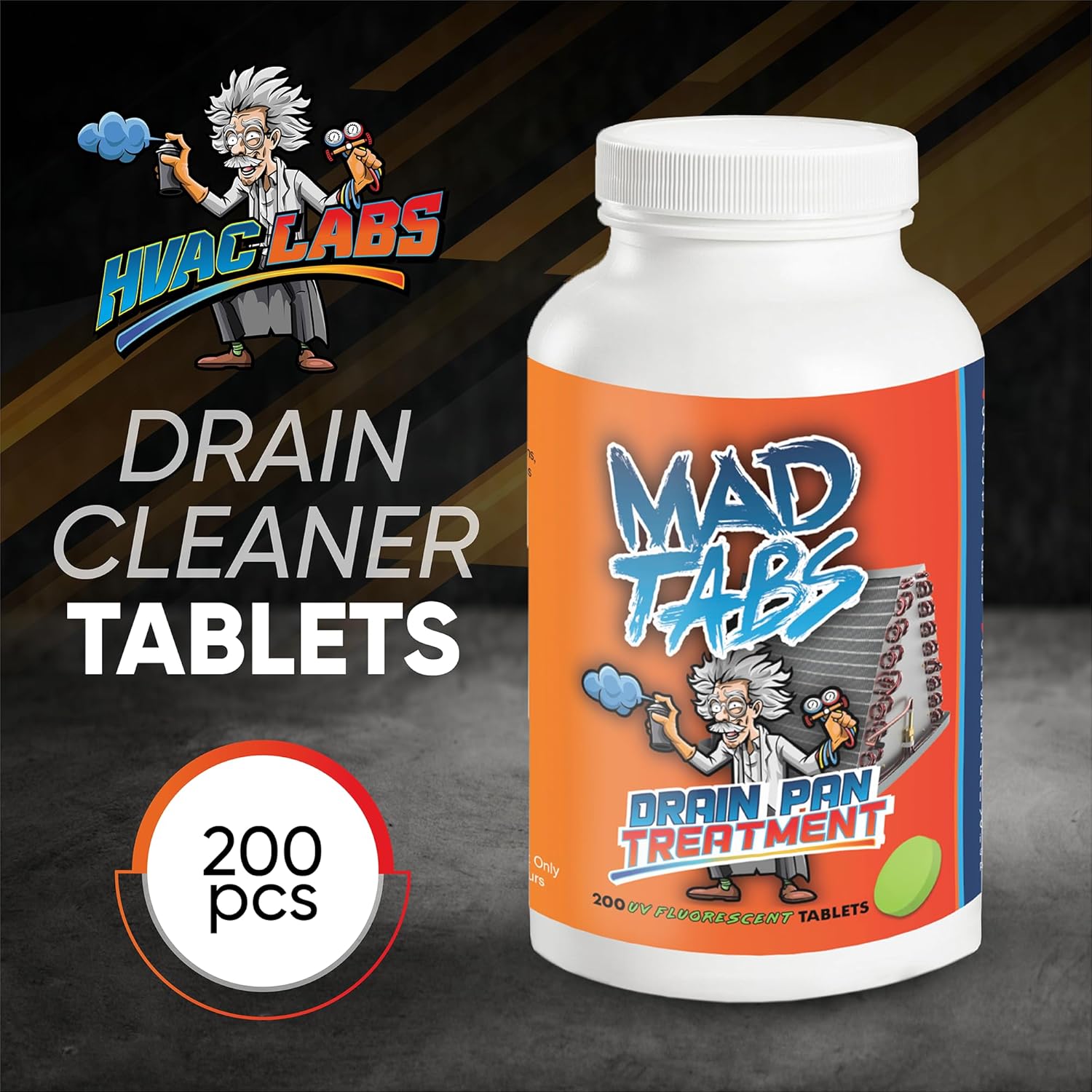 Mad Tabs – 200 tabletas neutralizadoras de condensado para drenaje ...