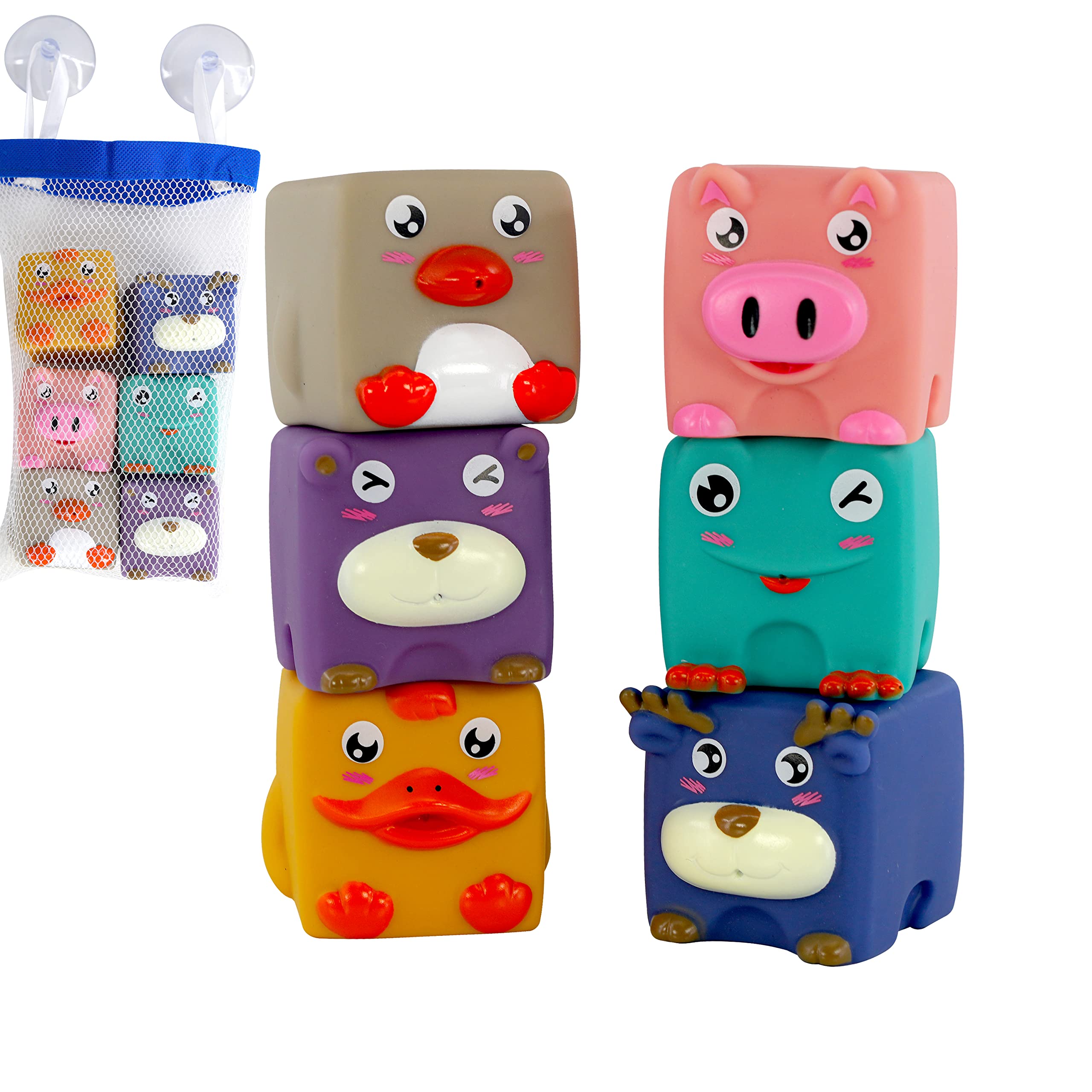 Non Toxic Plastic Nesting Blocks Safe Silicone Educational Building