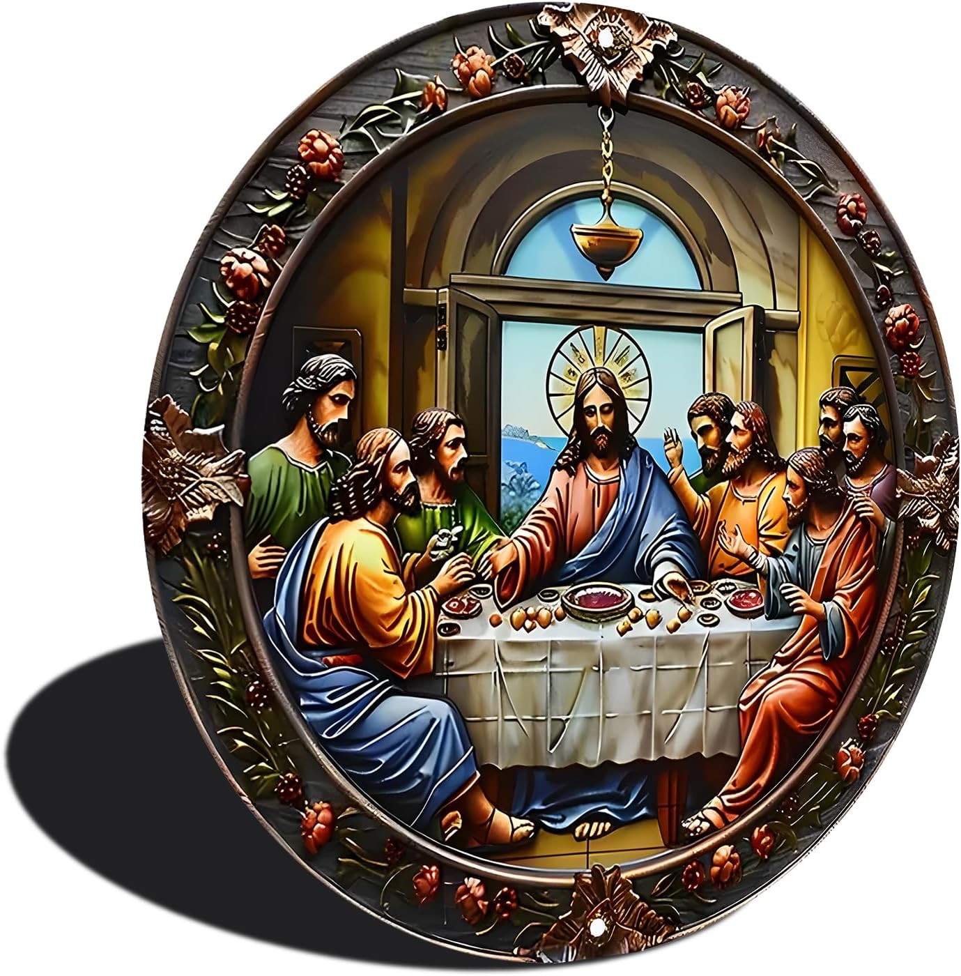 POFET Crucifix Jesus Christ Cross Statue Figurine For Car Home Chapel ...