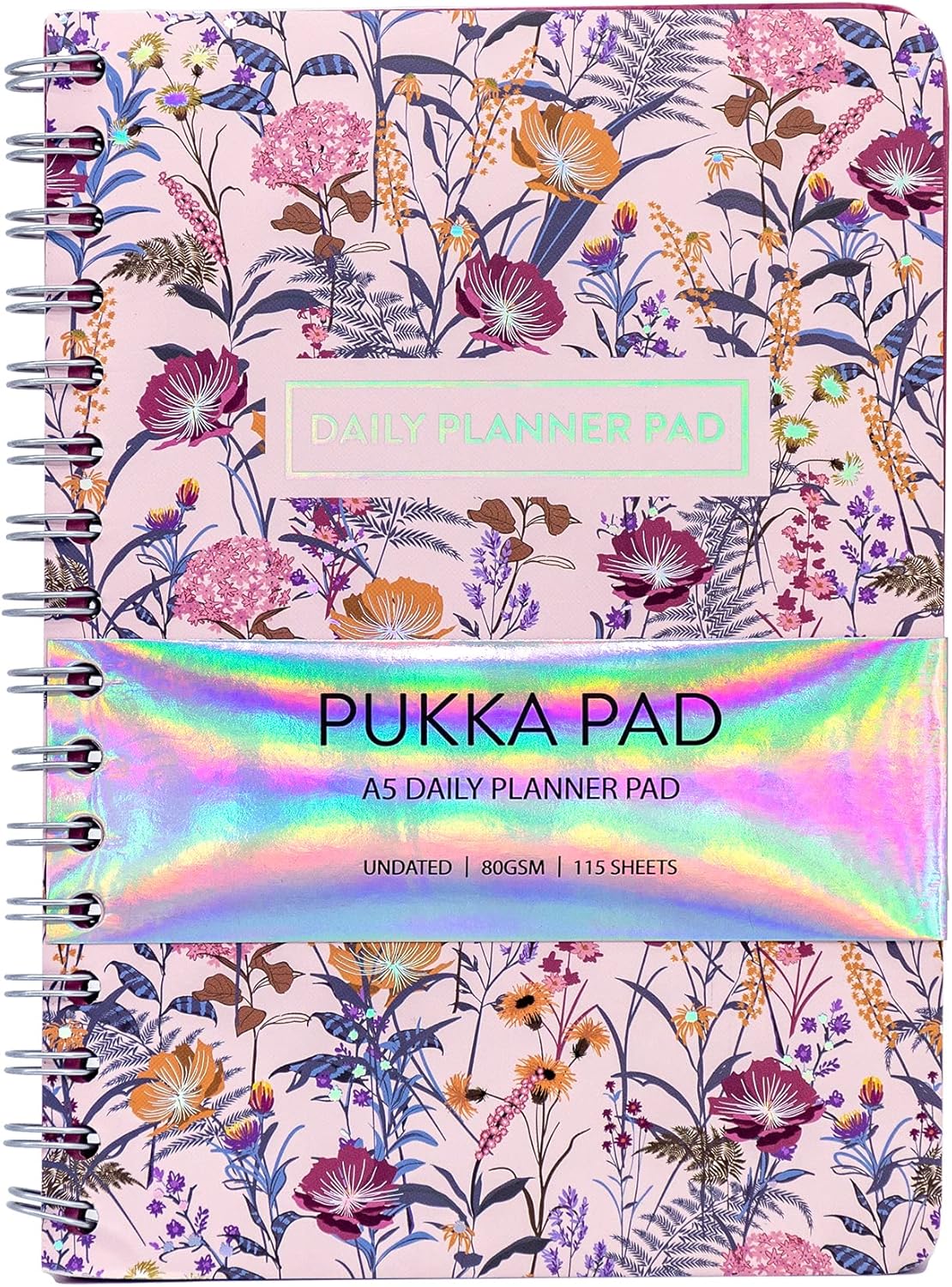 Pukka Pad, A5 Undated Daily Planner Pad 115 Sheets of 80GSM Paper with ...