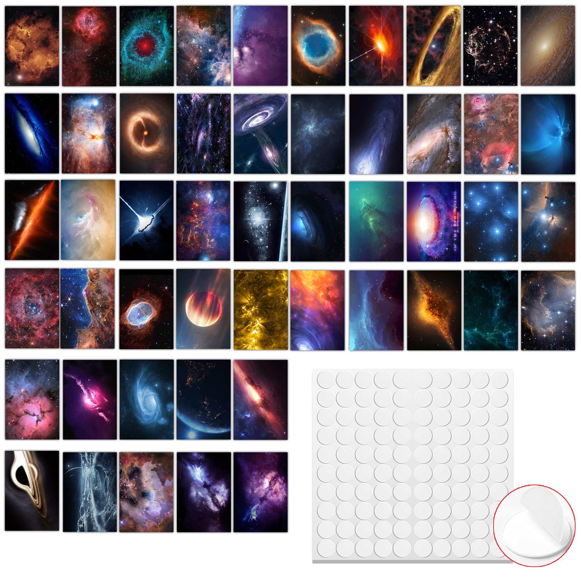 Amazon.com: GTOTd Universe Astronomy Posters Decor Wall Collage Kit（50 ...