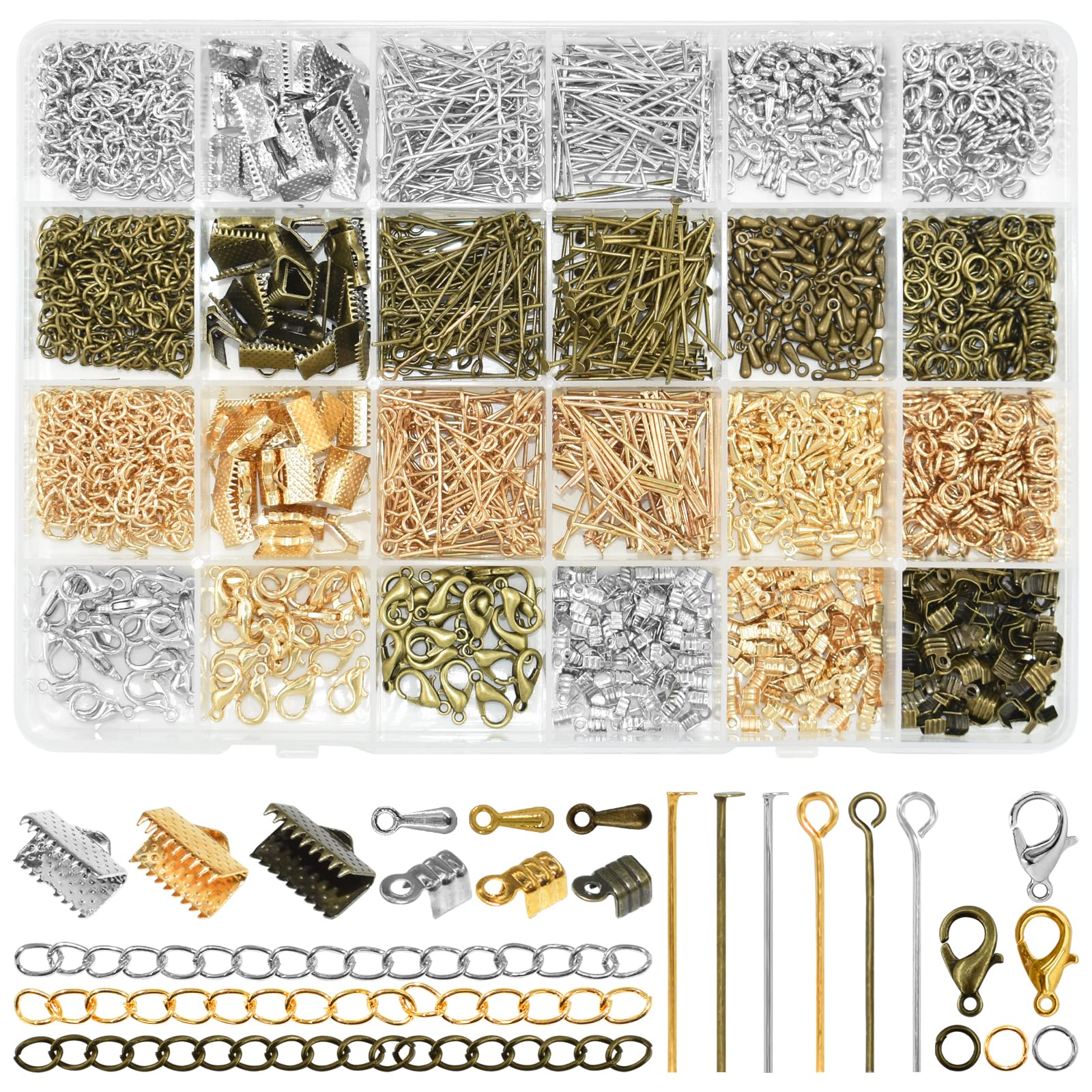 Amazon.com: Jewelry Making DIY Kit Accessories, Jewelry Repair Tool Set ...