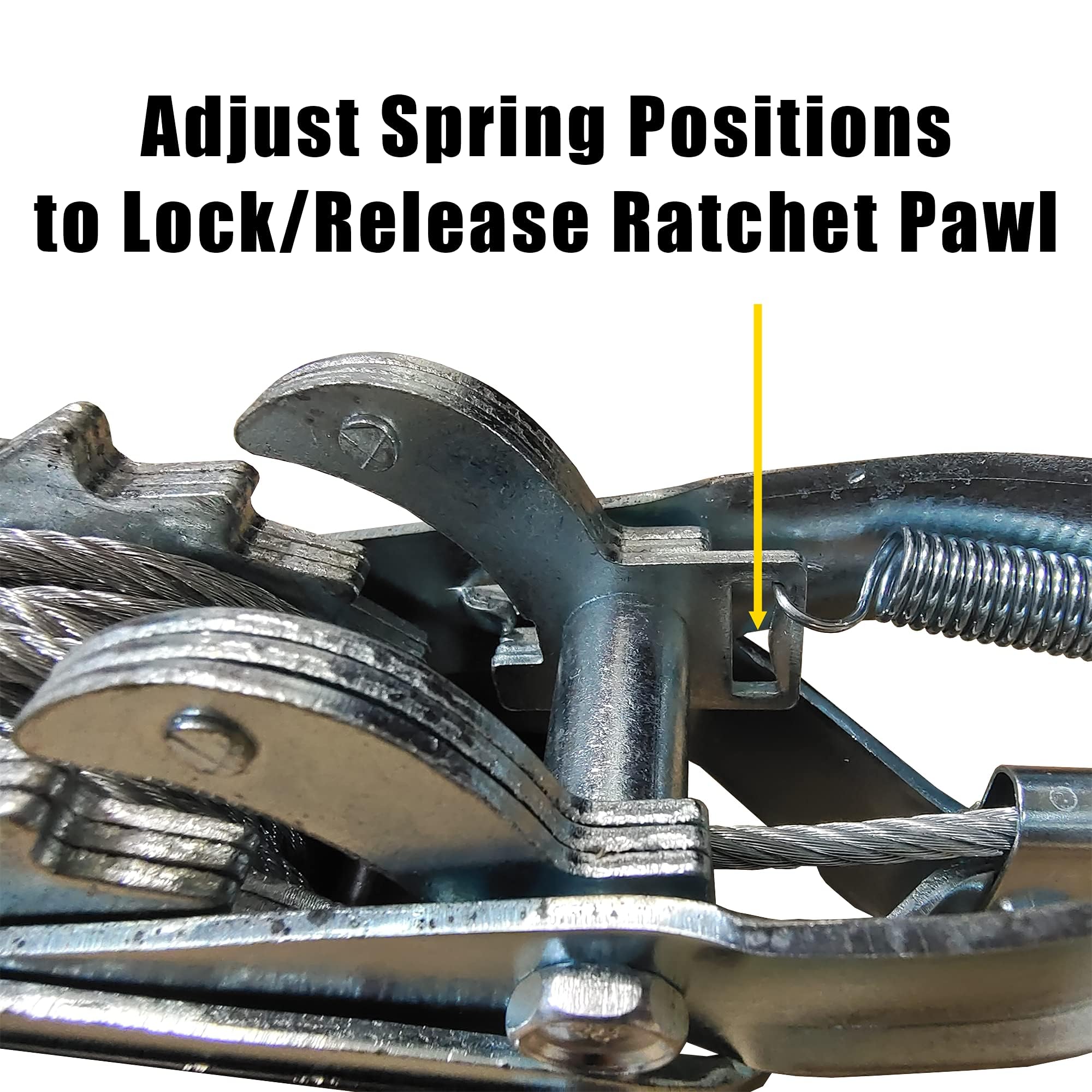 Cable Puller BIG RED 2-Ton Come Along Winch - 11ft Steel Cable With ...
