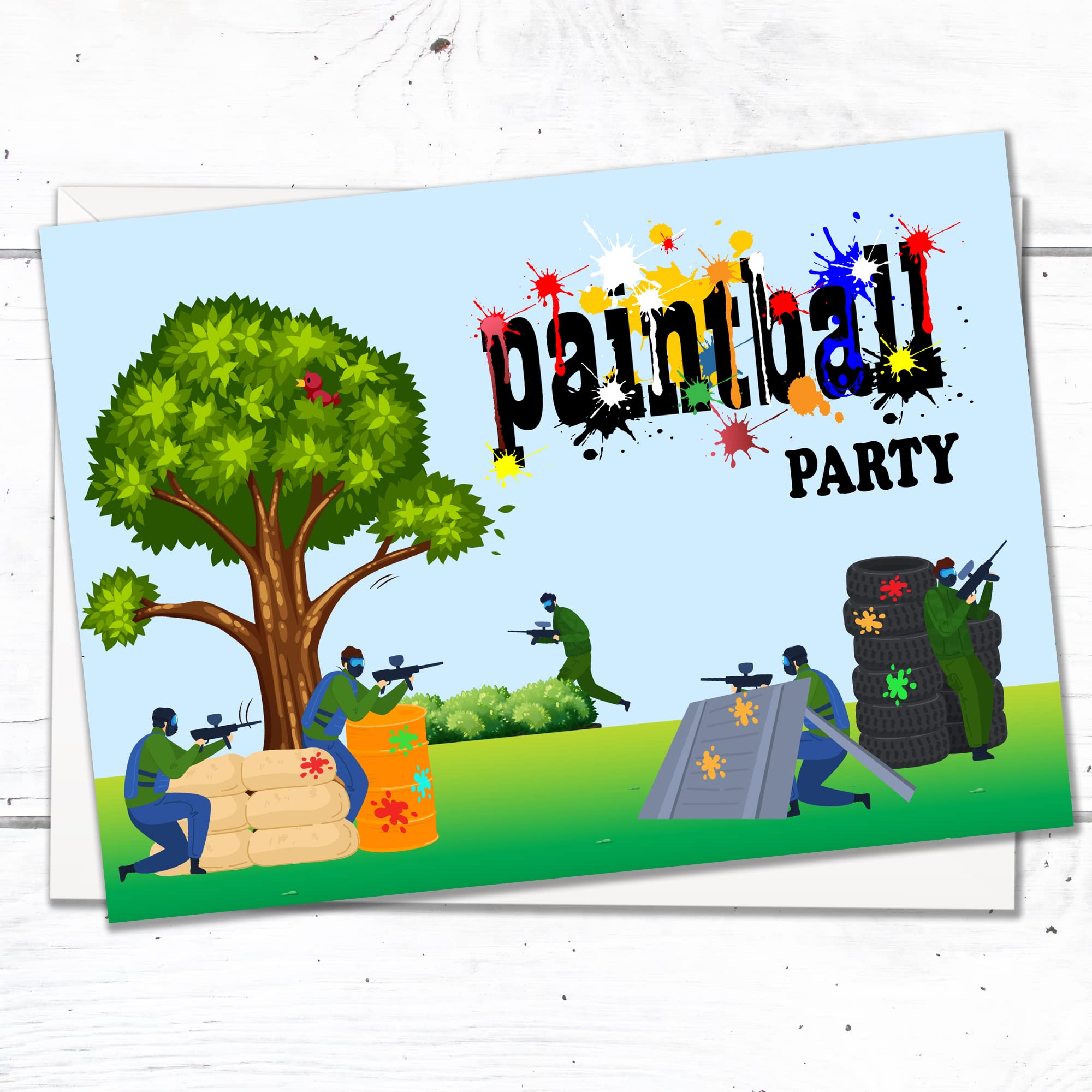 Blank Paintball Invitations Printable Paintball Party Ticket