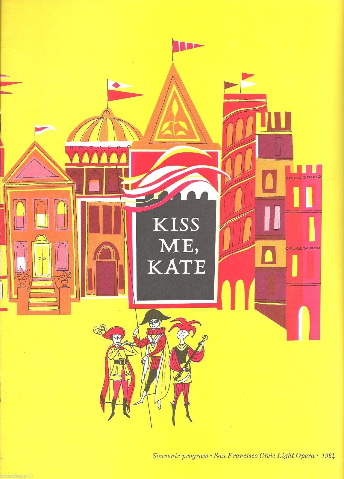 Kiss Me Kate Playbill Original Production