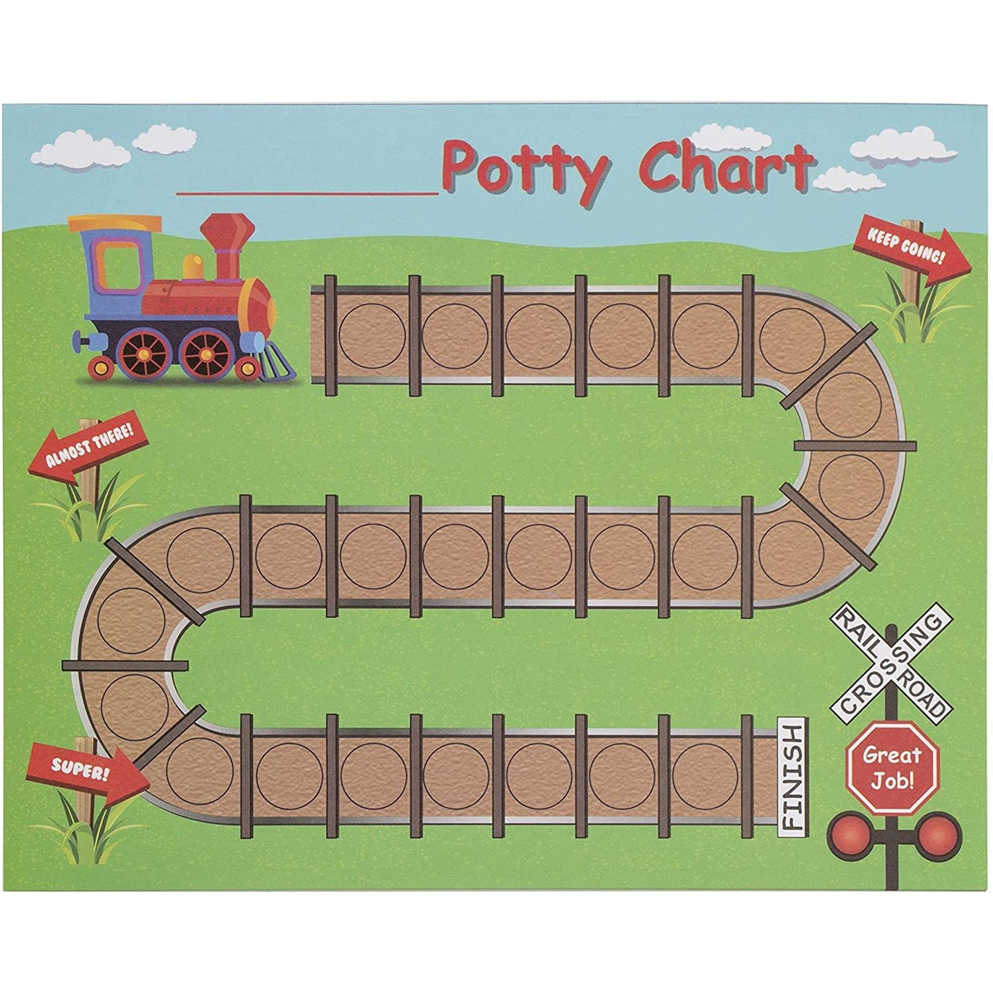 Buy Potty Training Reward Chart - Pack of 50 Sheets and 800 Stickers ...