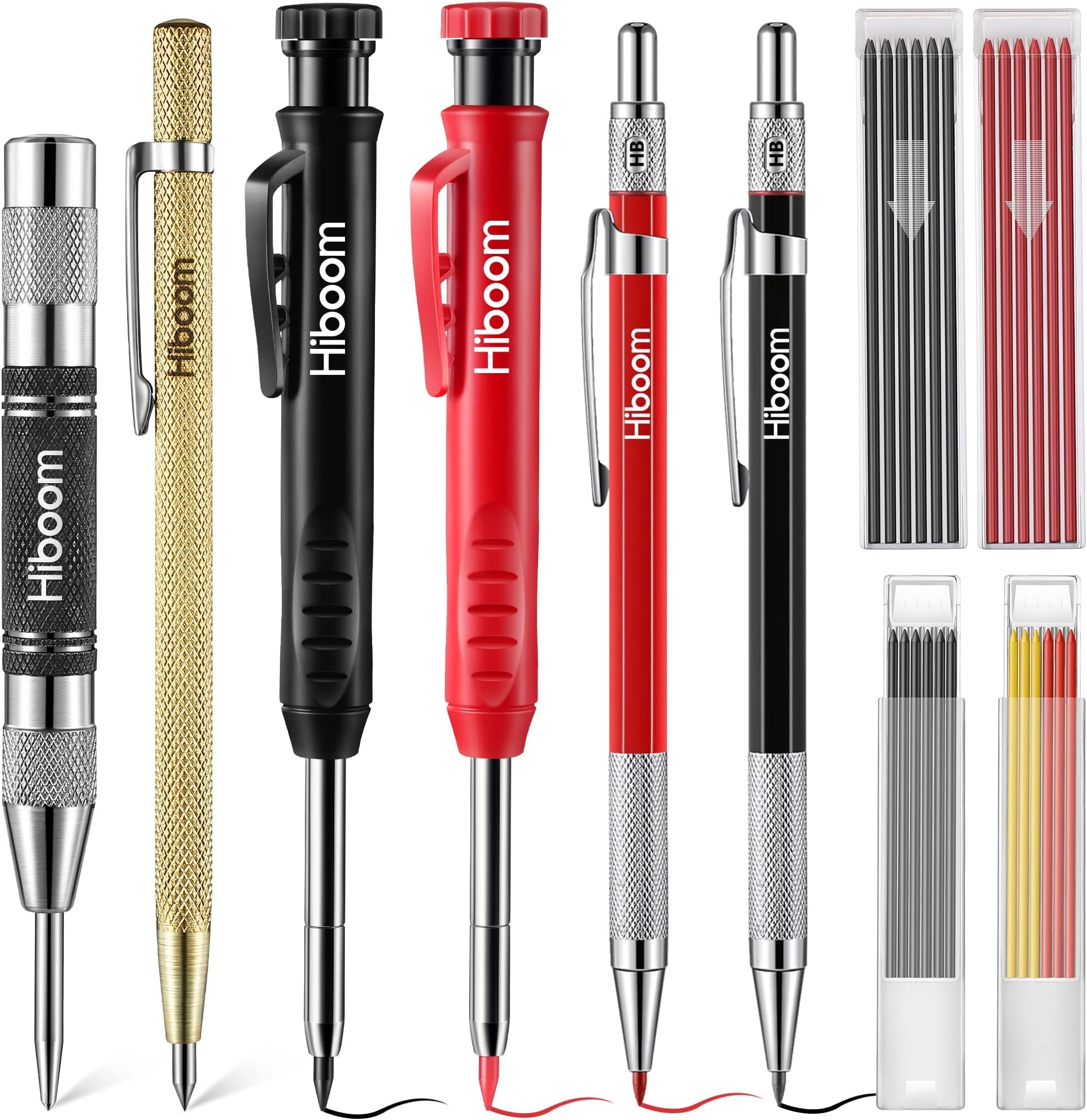 Amazon.com: Mechanical Carpenter Pencils Set with 36 Marker Refills ...