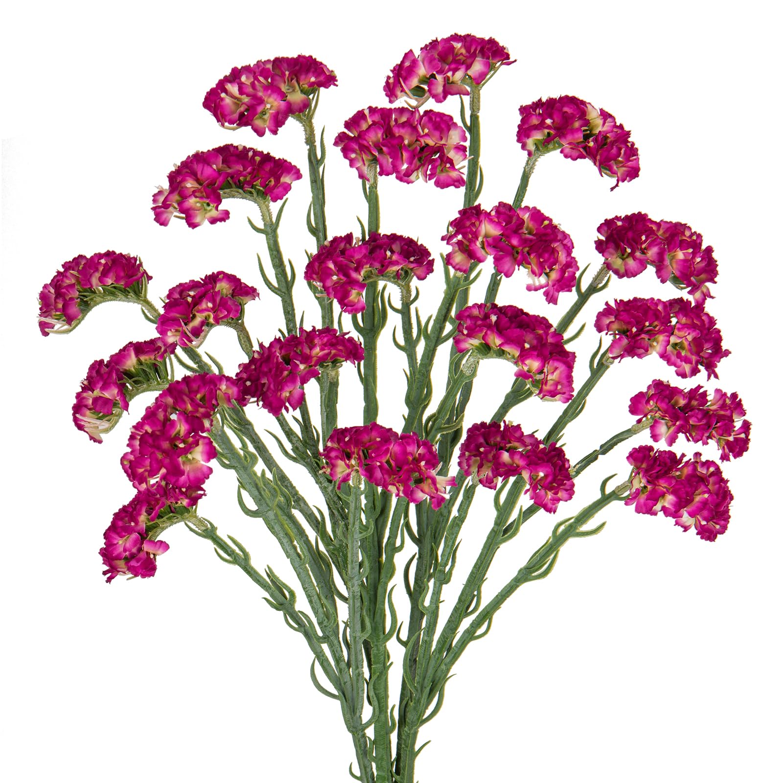 5pcs Statice Artificial Flowers 64cm Red Fake Flowers with Long Stem ...