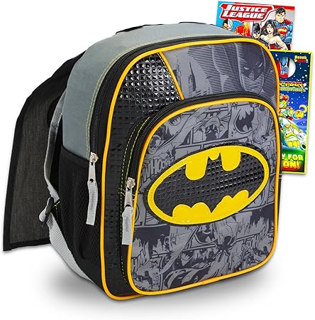 Amazon.com | DC Comics Justice League Mini Batman Backpack for Boys ...