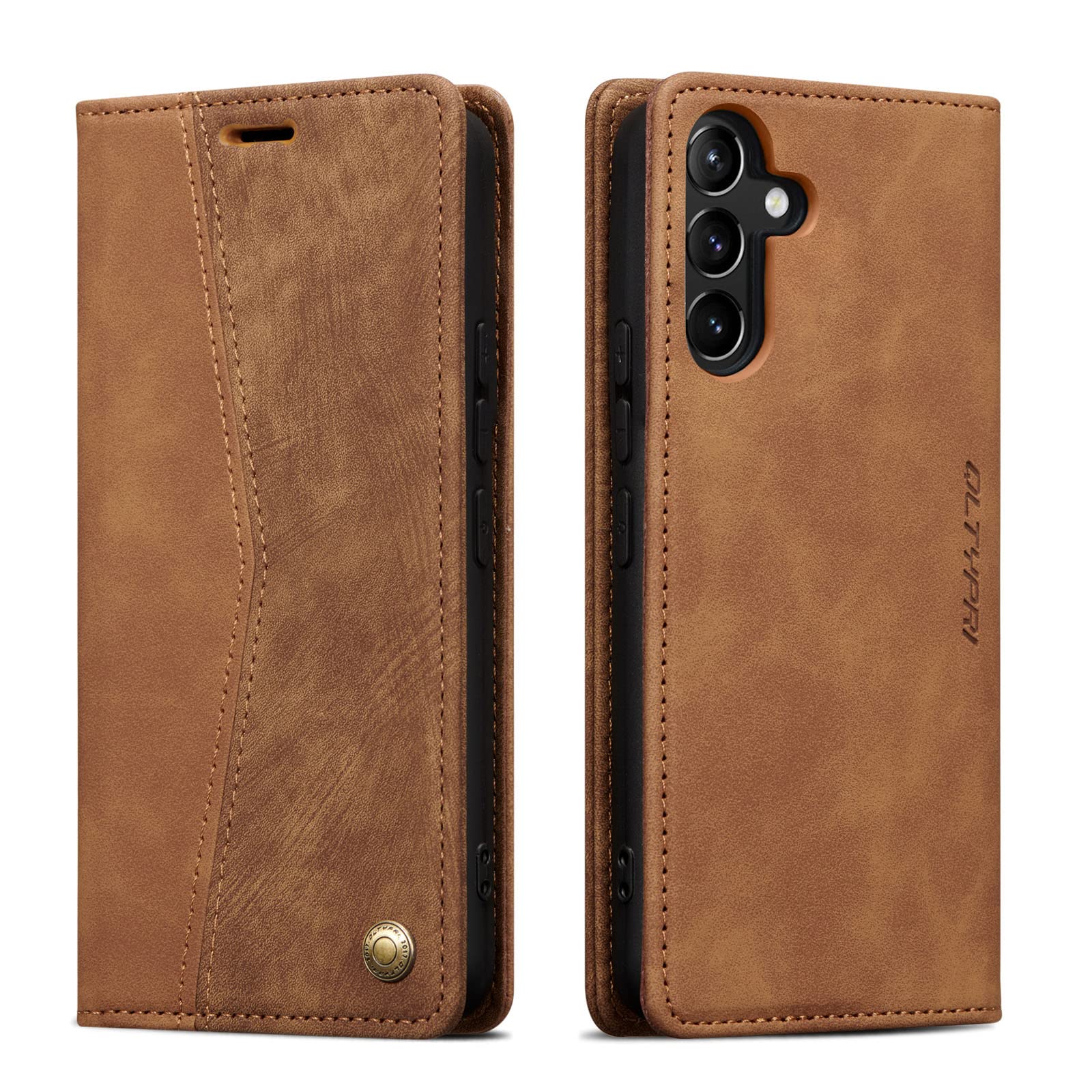 Amazon.com: QLTYPRI Case for Samsung Galaxy A16 4G/5G, Vintage PU ...