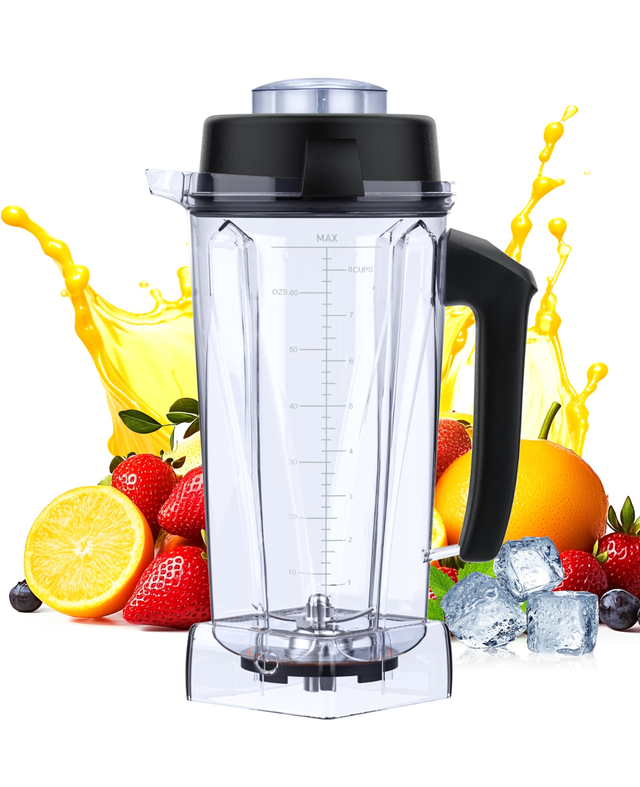 64oz Blenders Container for Vitamix replacement Pitcher Container Jar ...