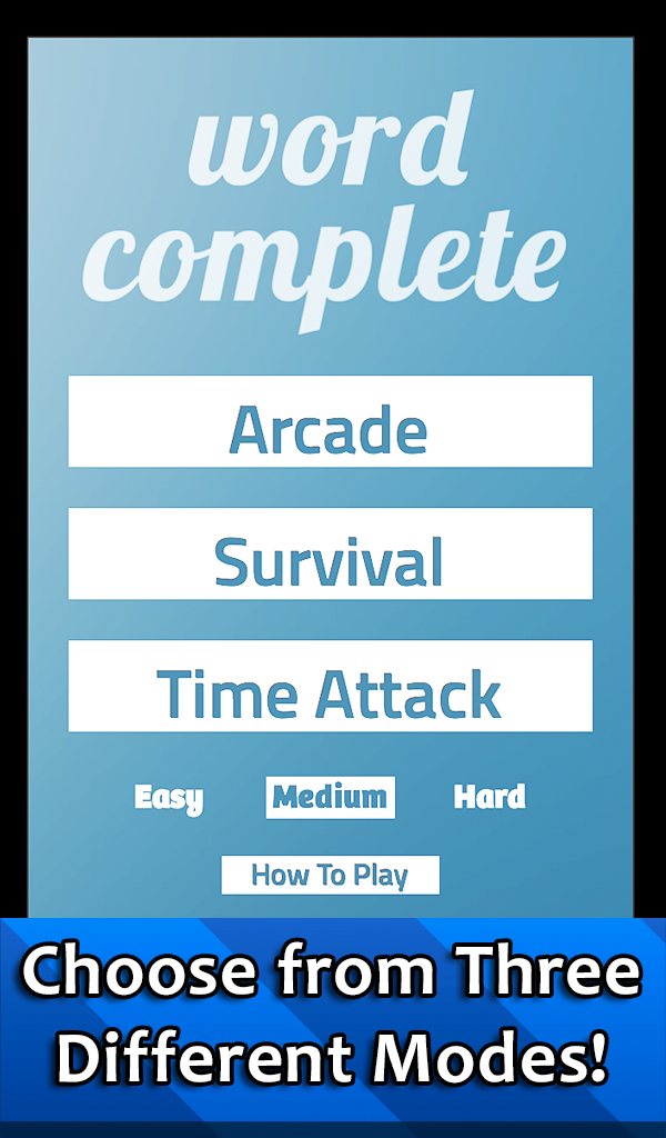 Word Complete - A Letter Word Spelling game - App on Amazon Appstore