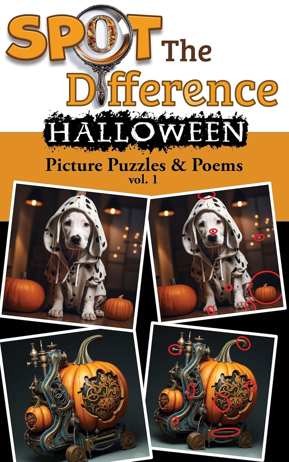 Amazon.com: Spot The Difference - Halloween - Picture Puzzles & Poems ...