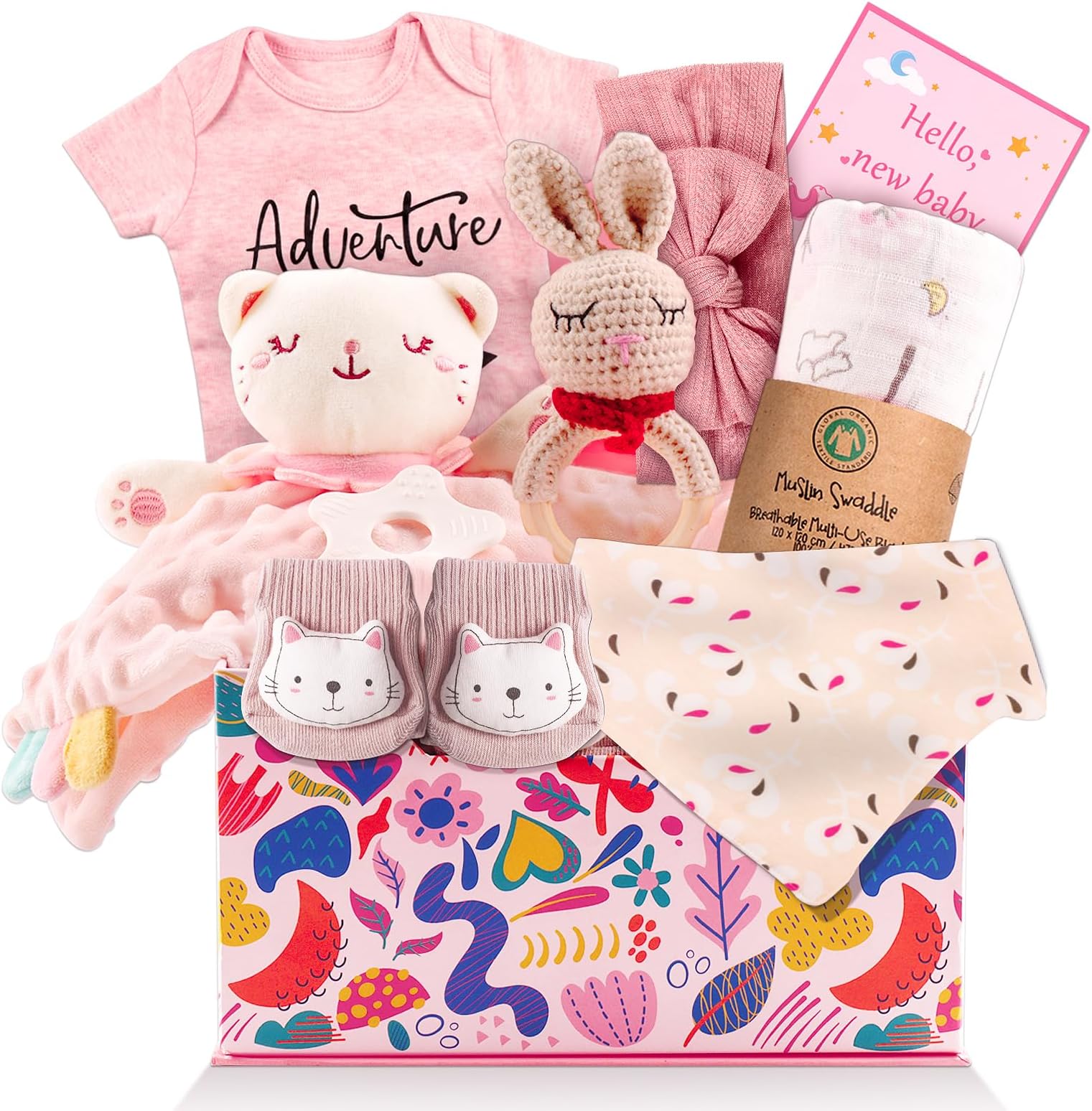 Amazon.com : Baby Girl Gifts,Baby Gifts for Girls,Newborn Baby Gifts ...