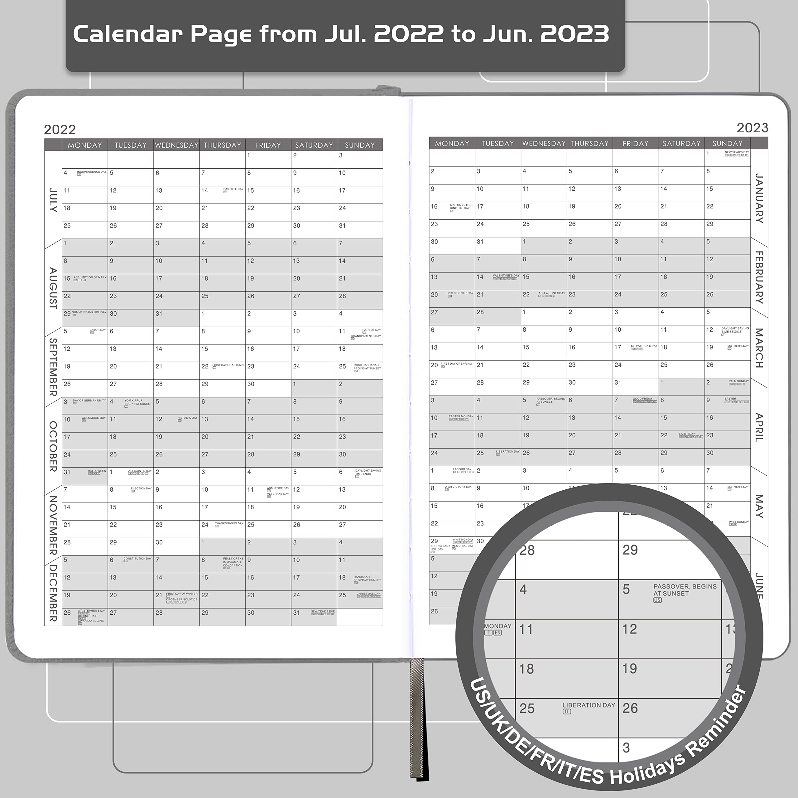 Buy 2022-2023 Diary - 2022-2023 Daily Planner, Appointment Book 5-3/4 ...