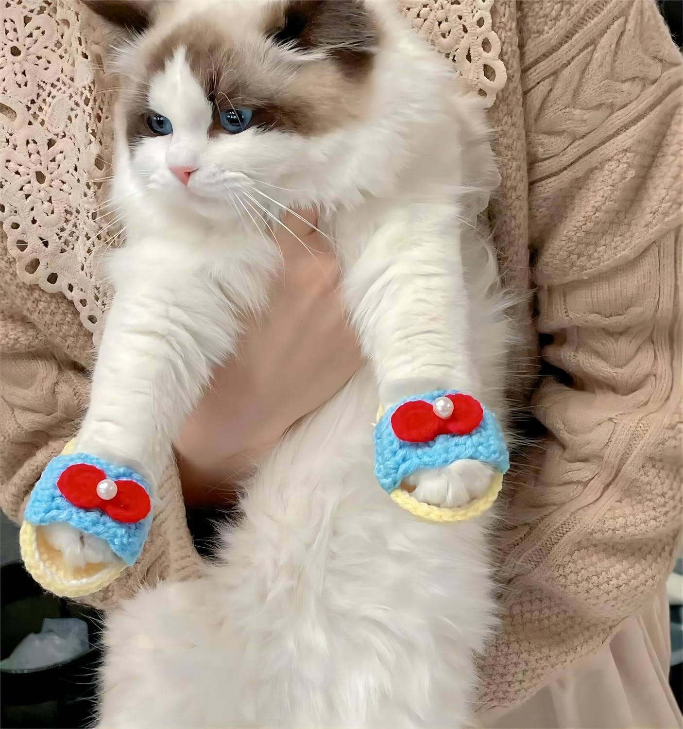 Amazon.com : MITOCAPY Cat Tiny Shoes for Cats,Doll Shoes,Toy Shoes ...