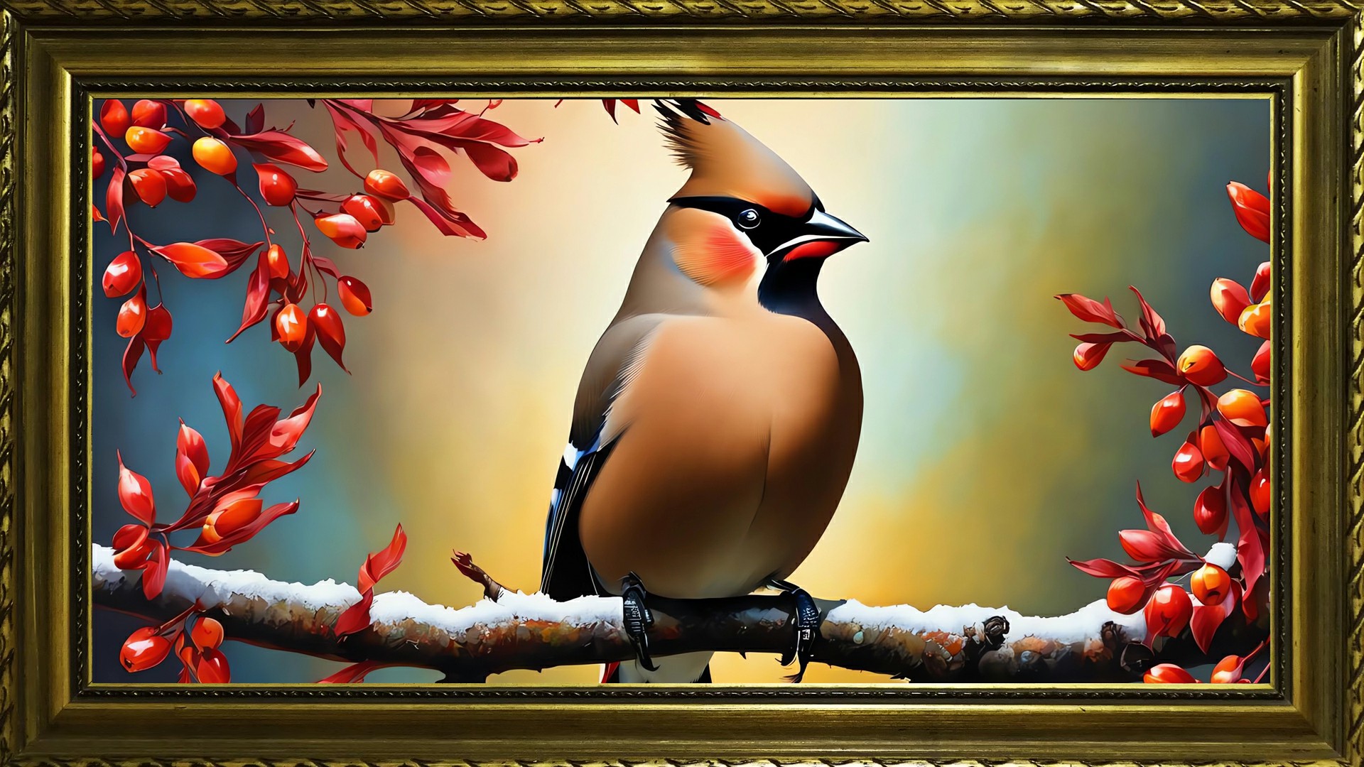 Painting Art Screensaver, Framed Painting TV Wallpaper, Interior Art ...