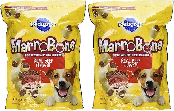 Amazon.com: Pedigree MarroBone Dog Treat 1.5 pounds, Bundle of 2 Bags ...