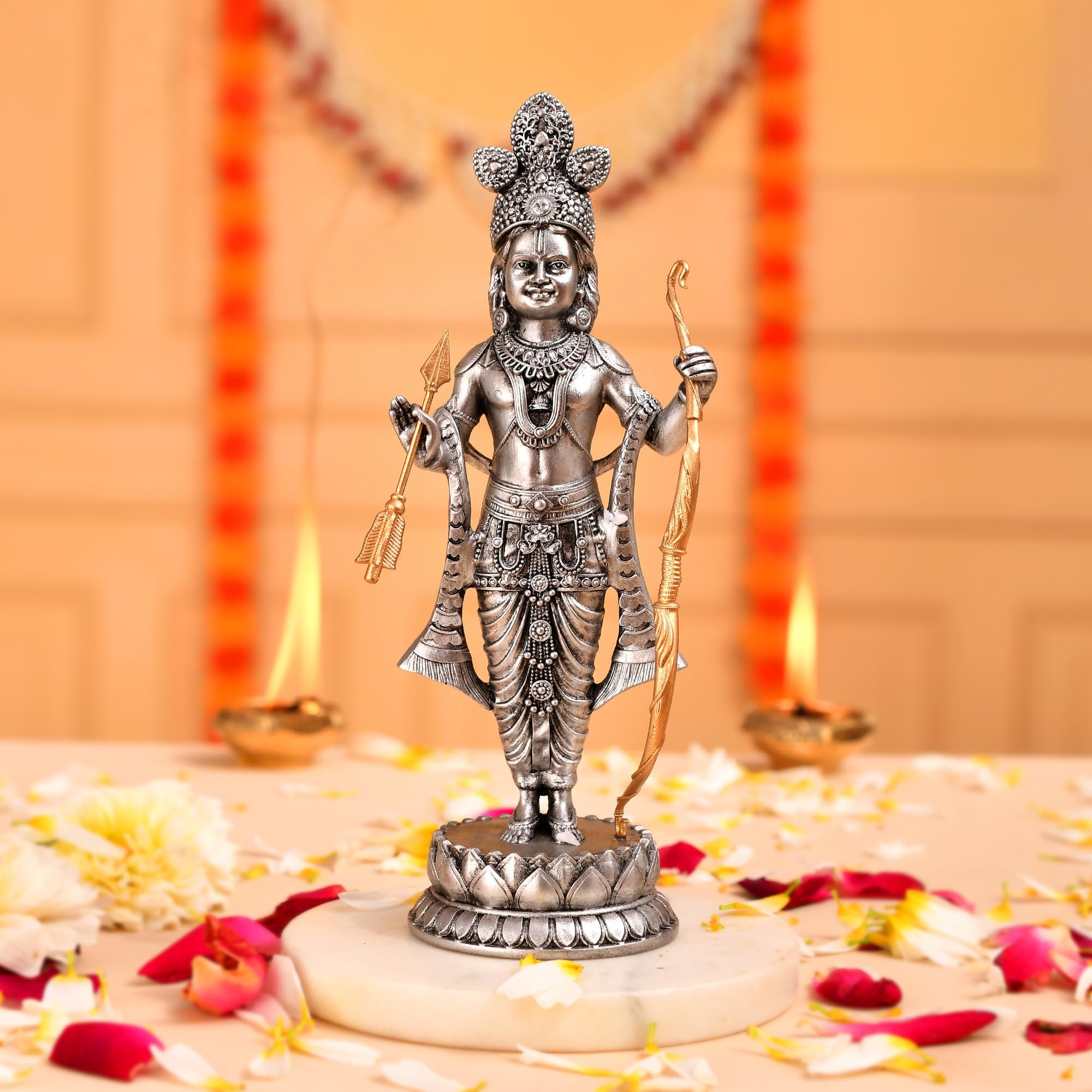 Buy CraftVatika Ram Lalla Idol Ayodhya Metal Shree Ram Lalla Murti ...