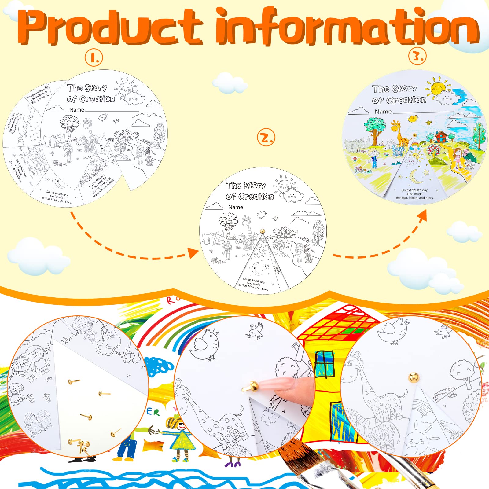 Snapklik.com : 12 Sets DIY Religious Crafts Church Youth Group Fun ...