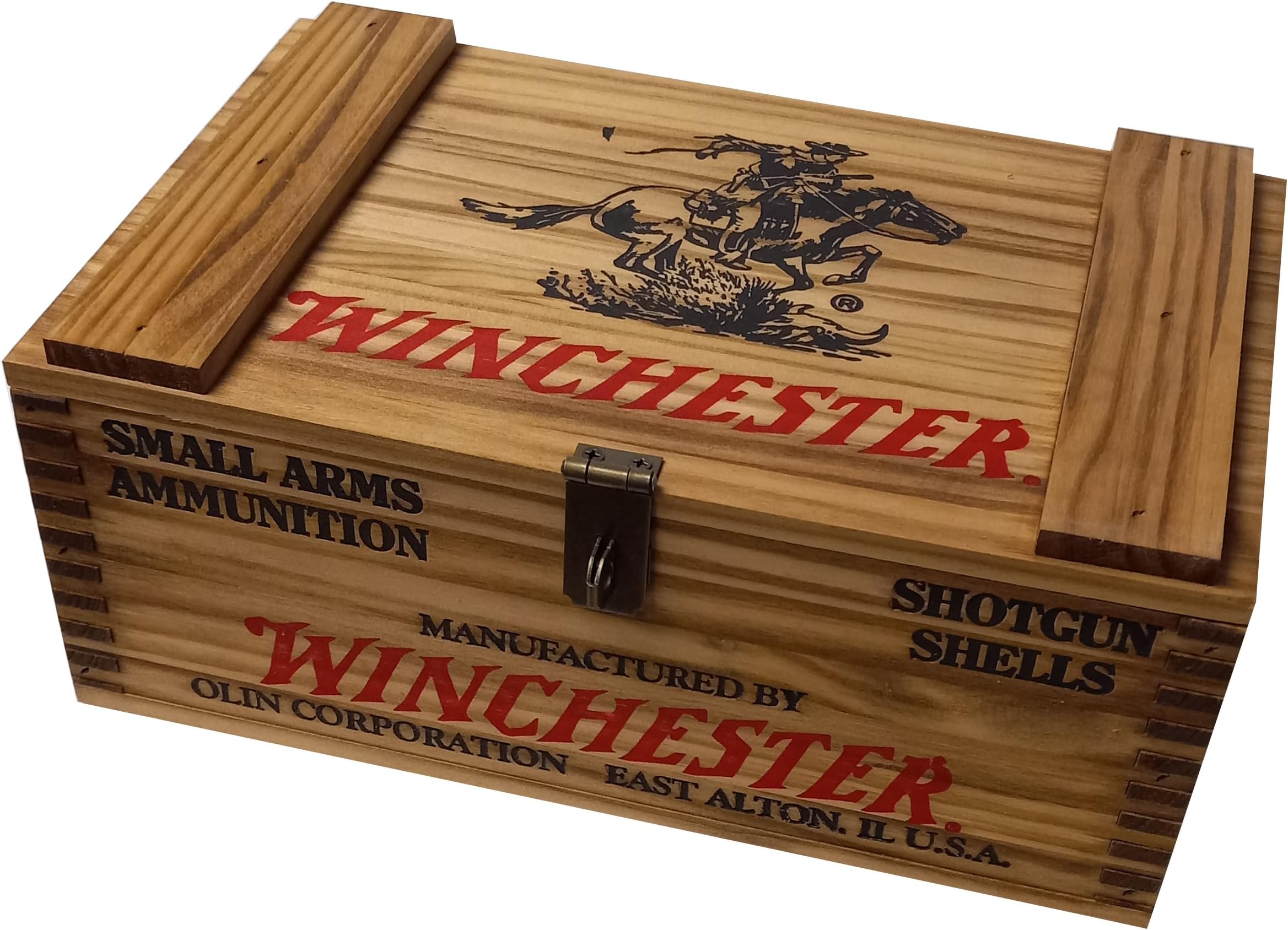 Amazon.com: Winchester WOODEN 250 SHELL AMMO BOX Brand Vintage Wooden ...