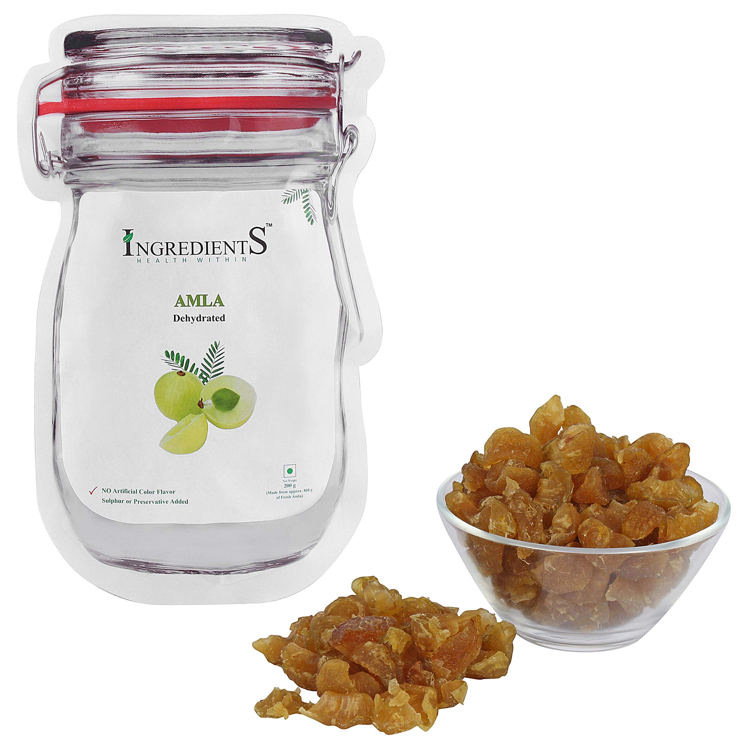 Ingredients Natural Dehydrated Amla Fruit Candy/ 400 GMS Pouch (No ...