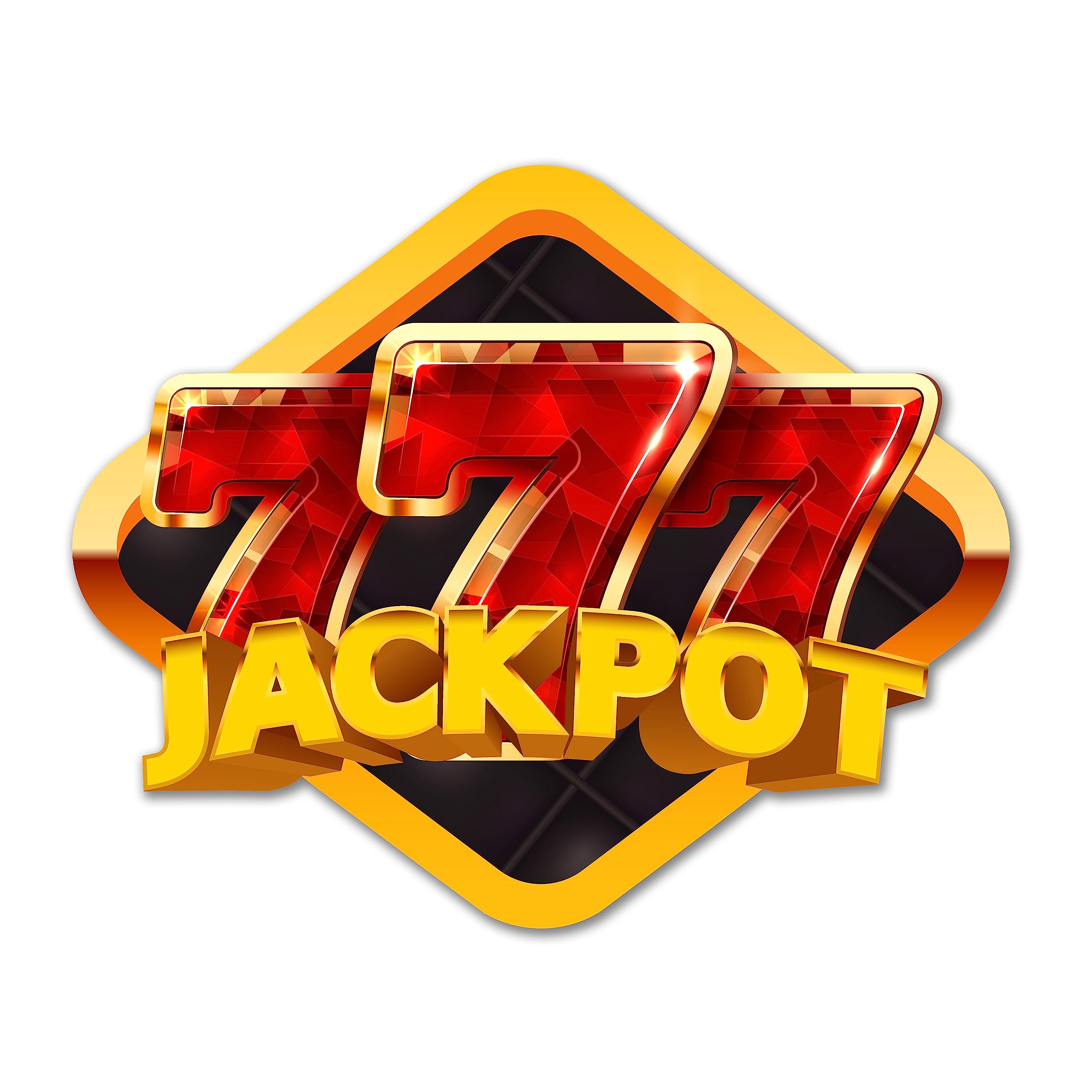 Amazon.com: Triple 777 Jackpot Sticker | Casino Slot Machine Gambling ...