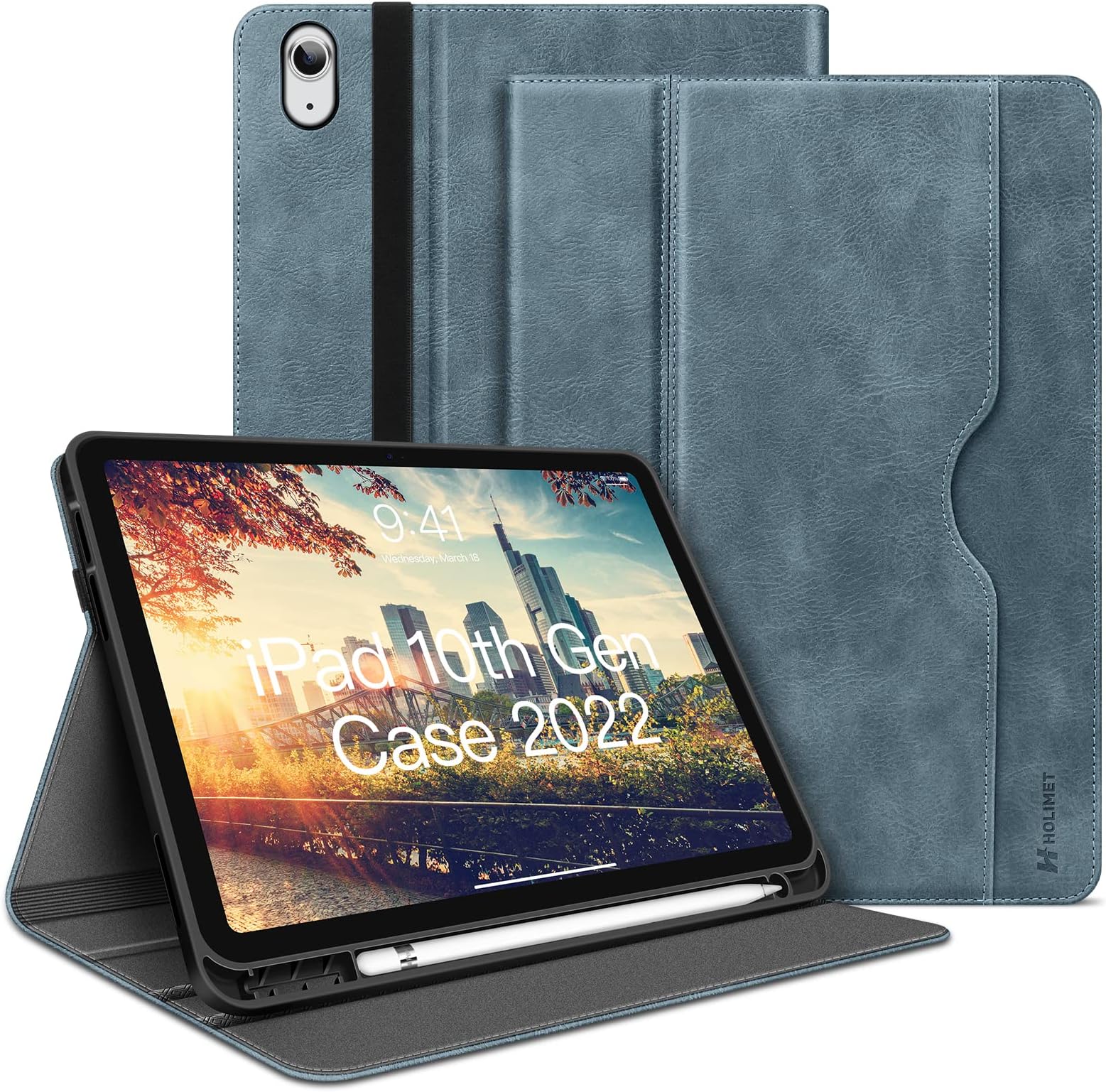 Amazon.com: HOLIMET Case for iPad 10th Generation 2022 New iPad 10.9 ...