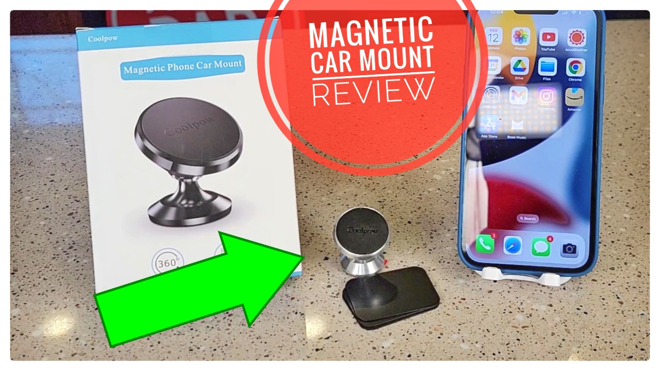 Watch Magnetic Phone Mount for Car by CoolPow Review on Amazon Live
