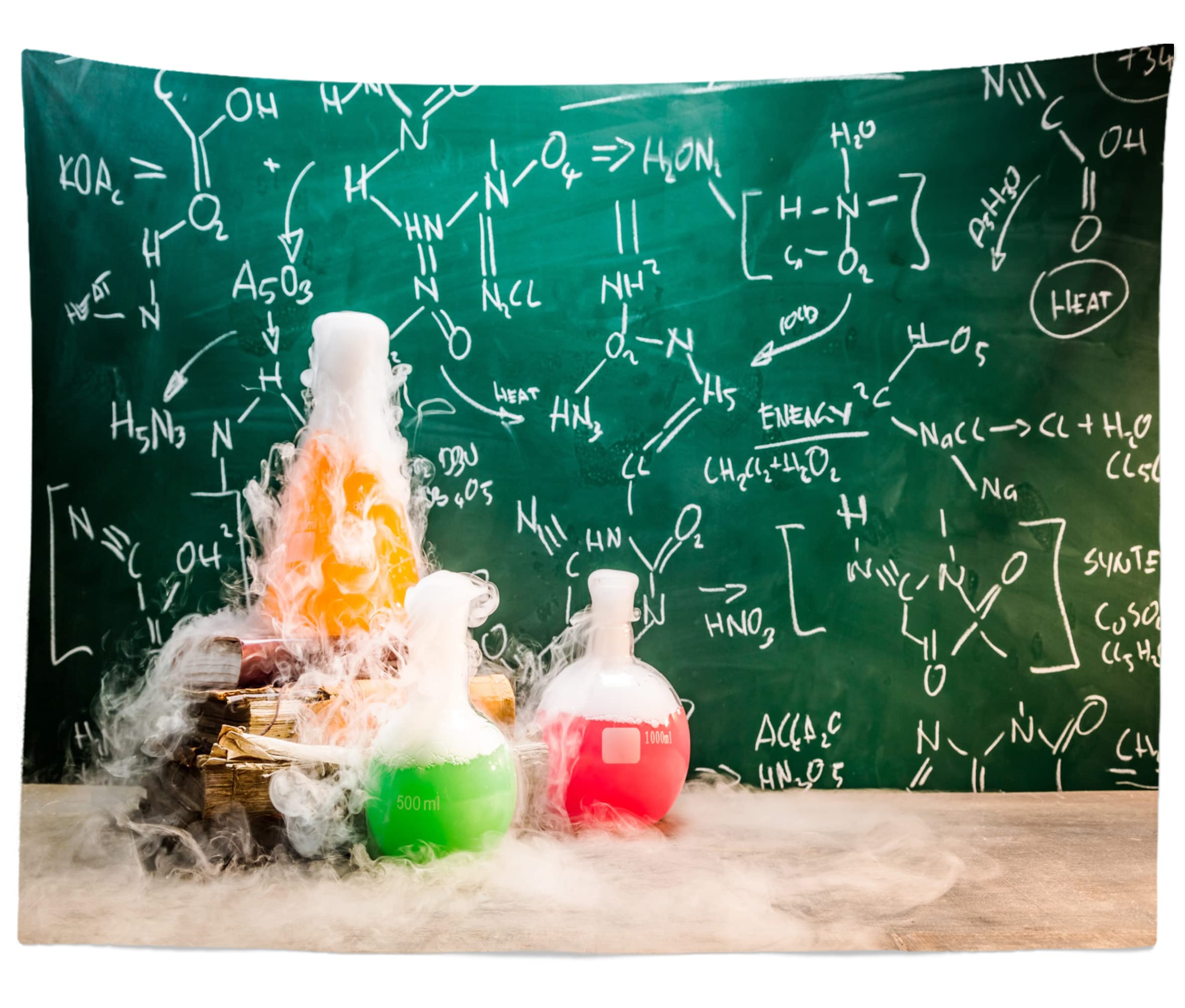 Snapklik.com : 8x6ft Fabric Chemical Lab Backdrop Blackboard Element ...