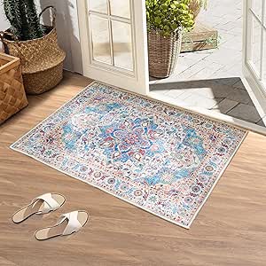 Amazon.com: CWK Boho Washable 2x3 Area Rugs,Non-Slip Floor Carpet,Non ...
