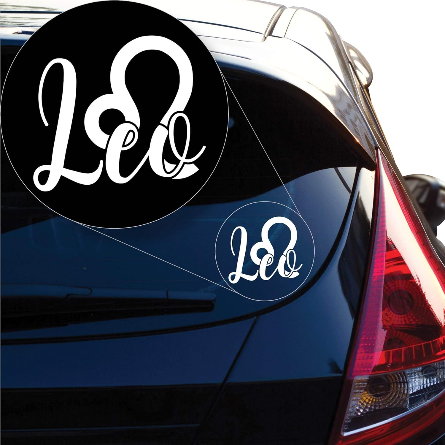 Amazon.com - Yoonek Graphics Leo Decal Sticker for Car Window, Laptop ...