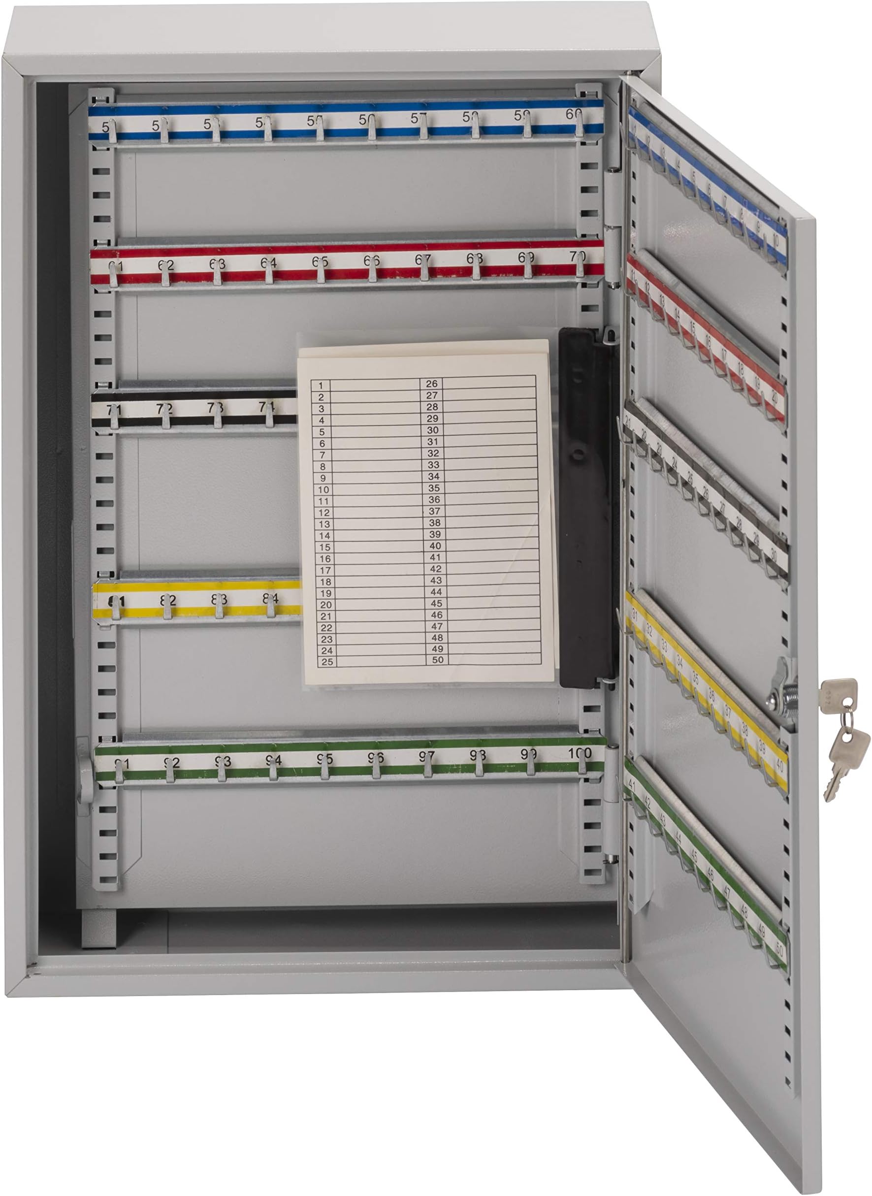 Rottner S300 Large Key Cabinet for 300 Keys with Adjustable Hooks ...