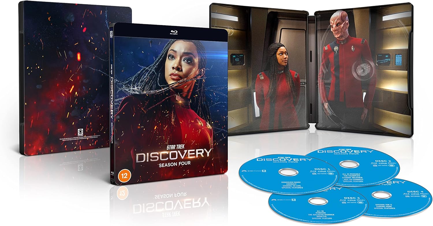 Star Trek: Discovery - Season Four Steelbook [Blu-ray] [Region A & B ...