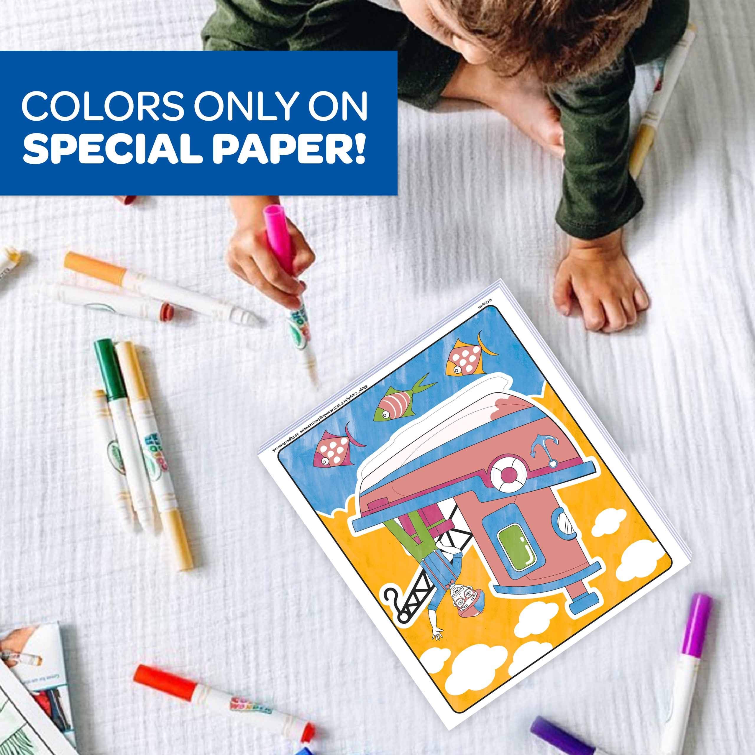 Buy Crayola Blippi, Color Wonder Mess Free Coloring Pages & Markers ...