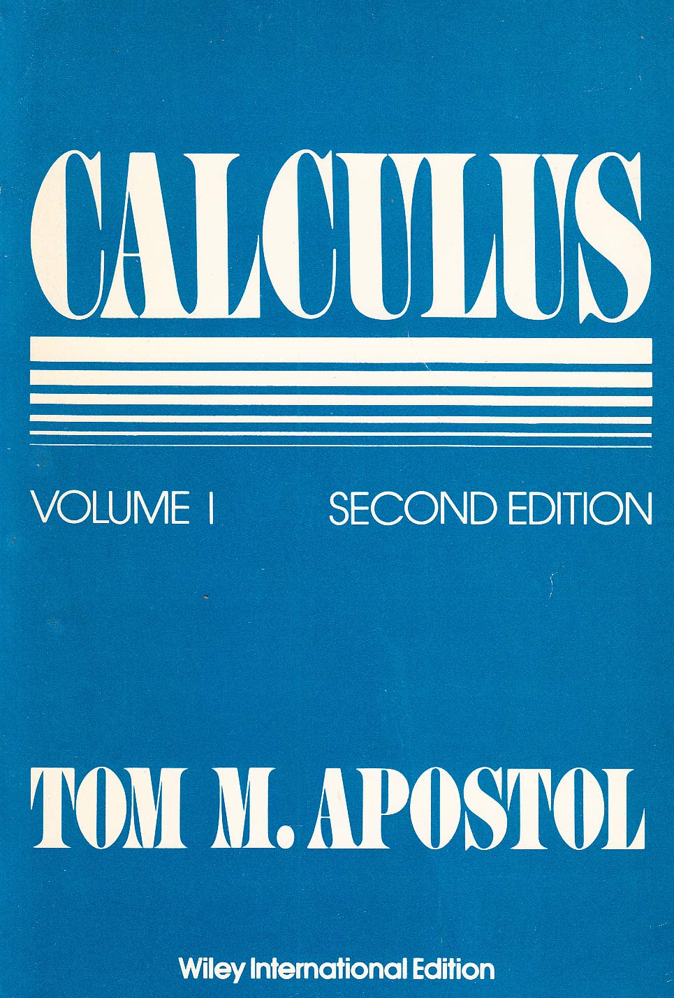 Calculus: One-variable Calculus, with an Introduction to Linear Algebra ...