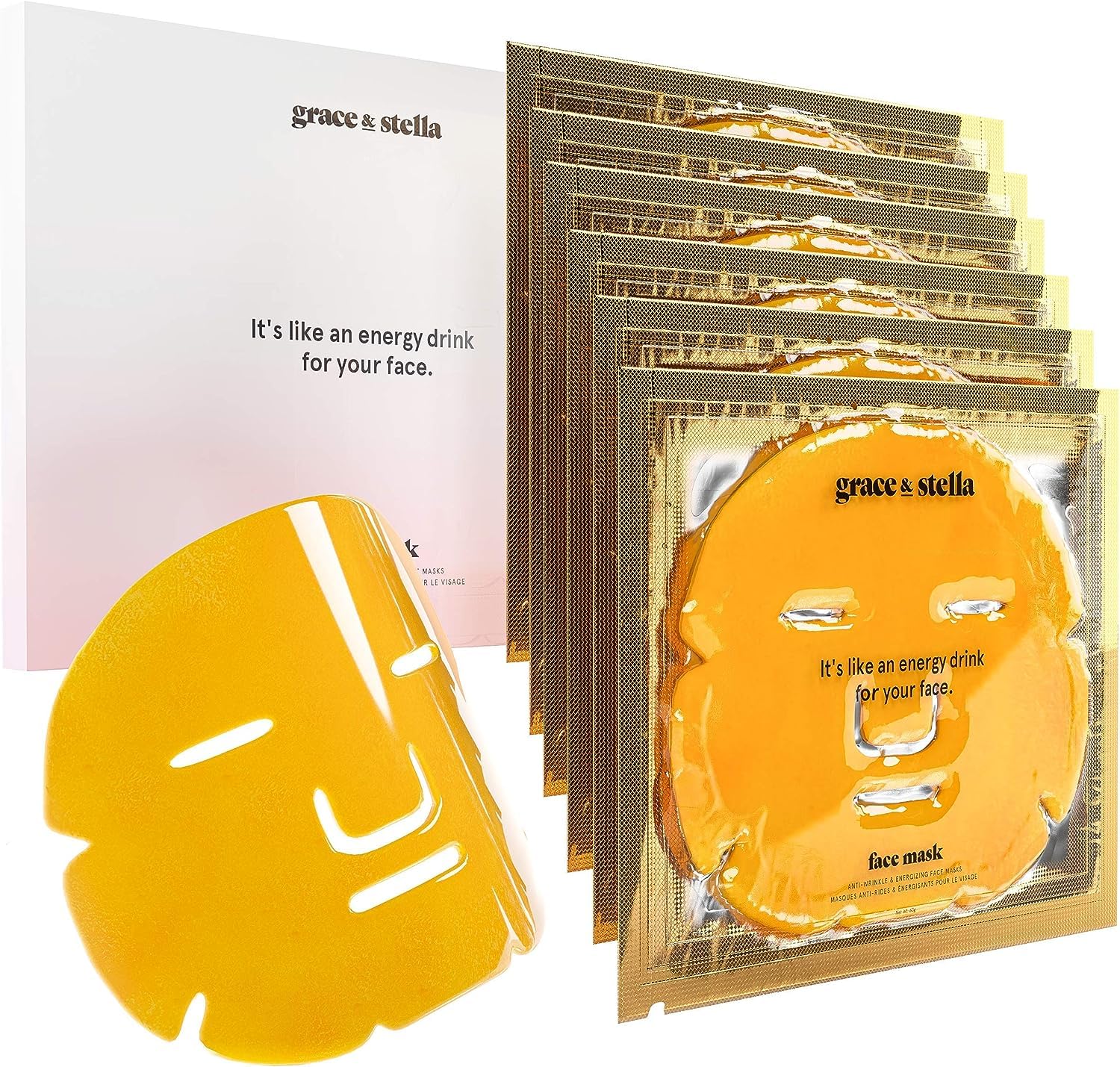 24k Gold Face Mask 6 Pcs Vegan Gold Facial Mask | Desertcart Sri Lanka