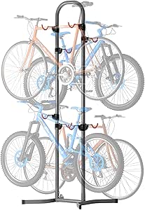 Amazon.com: Suchtale 4 Bike Rack, Bicycle Rack, Bike Storage Rack for Garage Home, Freestanding ...