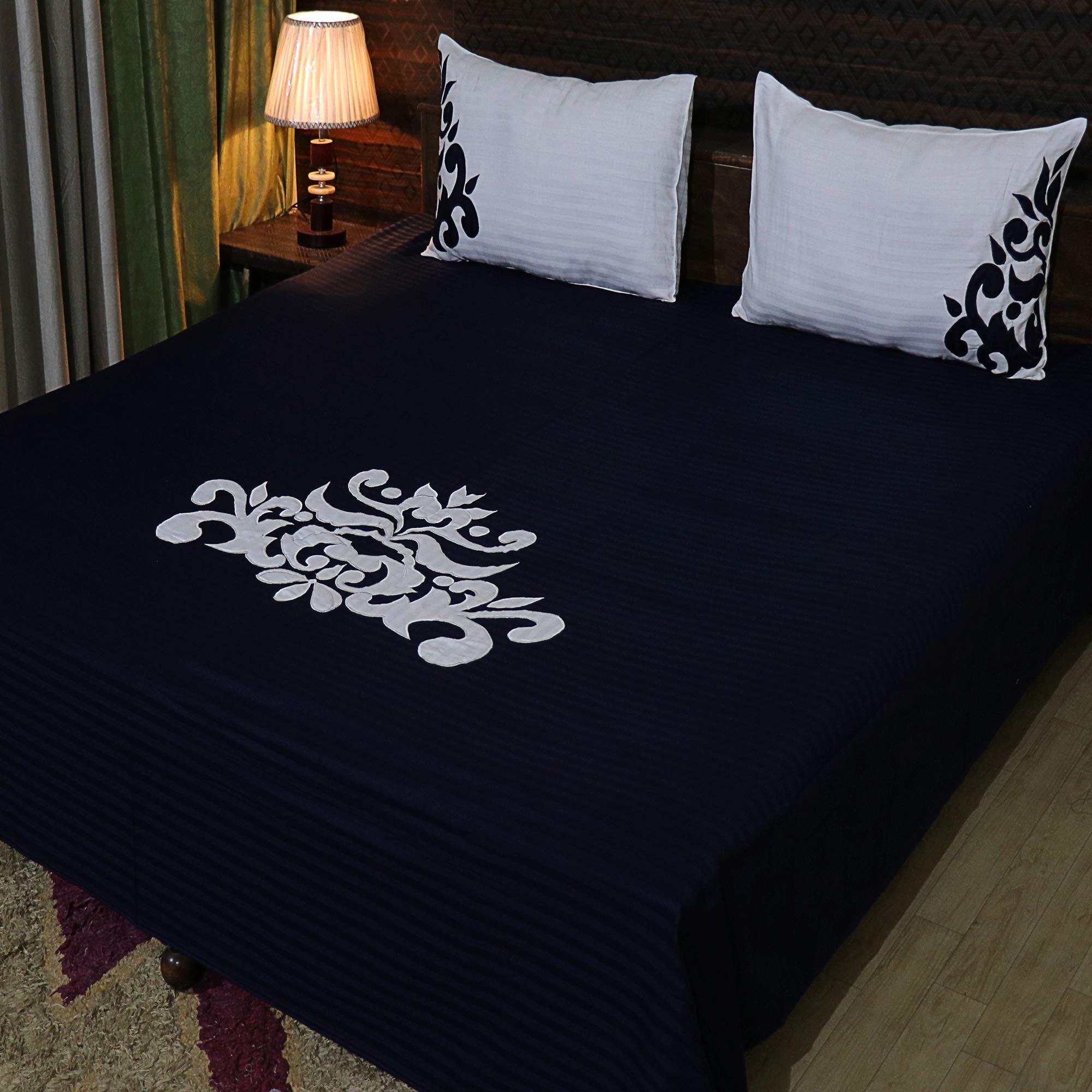 Ribbon Embroidery Designs For Bed Sheet
