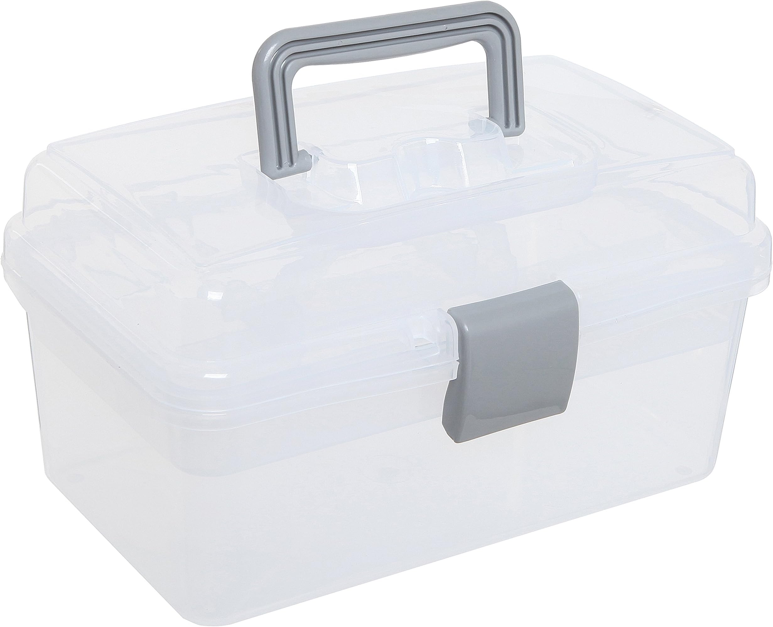 Amazon.com: Pekky Plastic First-aid Kit Box, Small Handle Storage Box ...