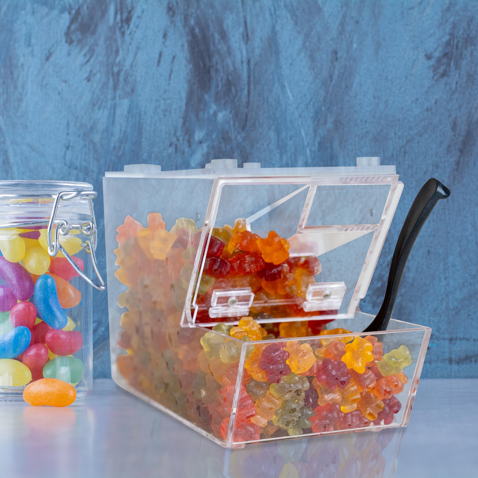 Countertop Candy Holder Inevibe Bulk Candy Dispenser - Acrylic Storage ...