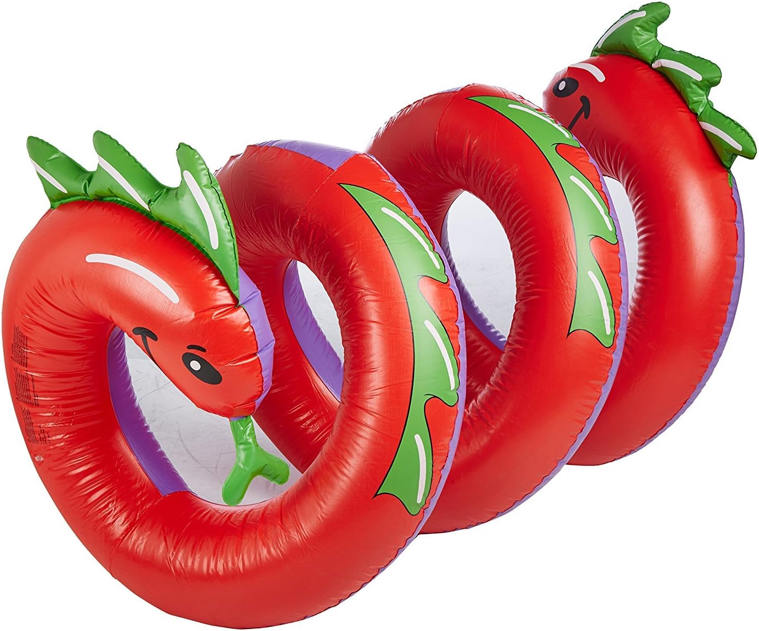 Amazon.com: Swimline Two Headed Curly Serpent Pool Float : Toys & Games