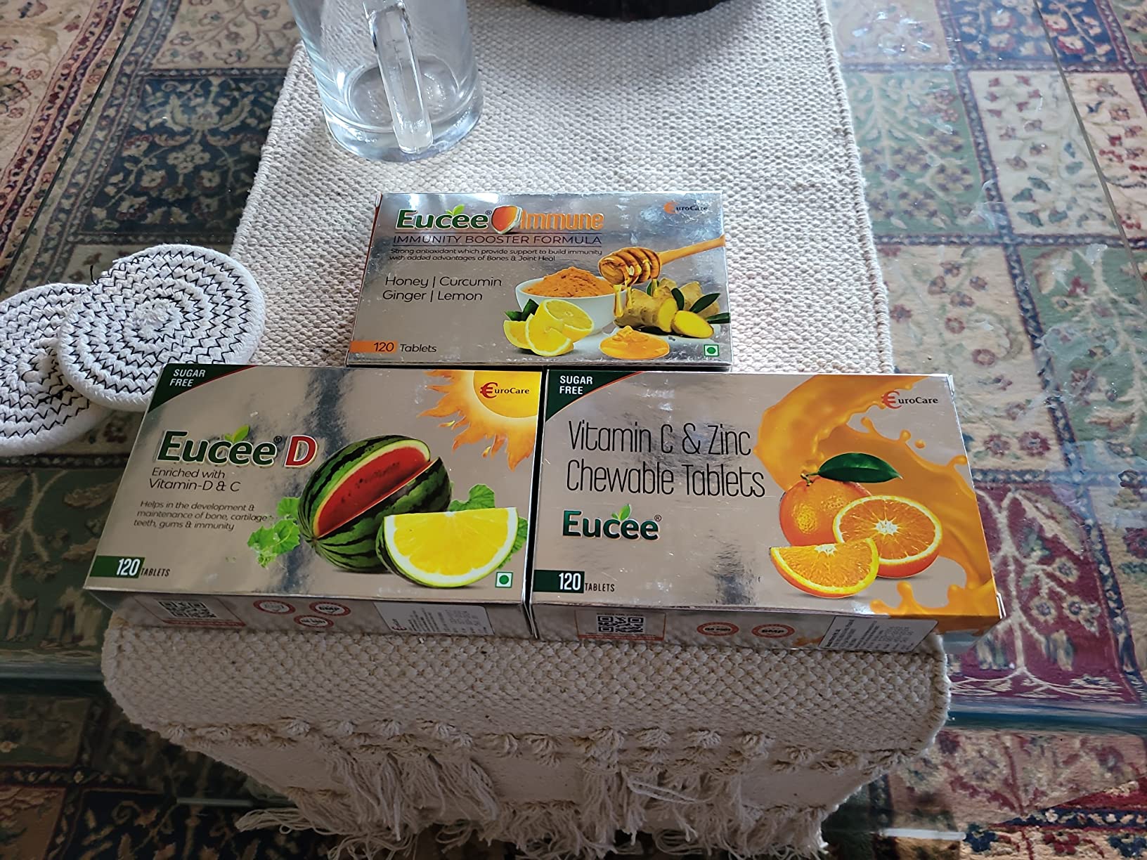 Eucee Vitamin D With C -Sugar Free Chewable- increases immunity Teeth ...