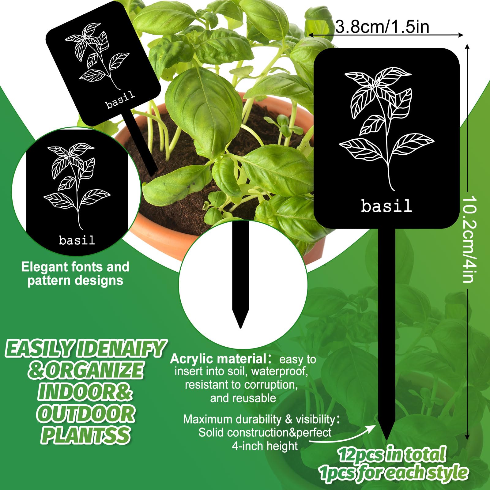 Plant Labels Black