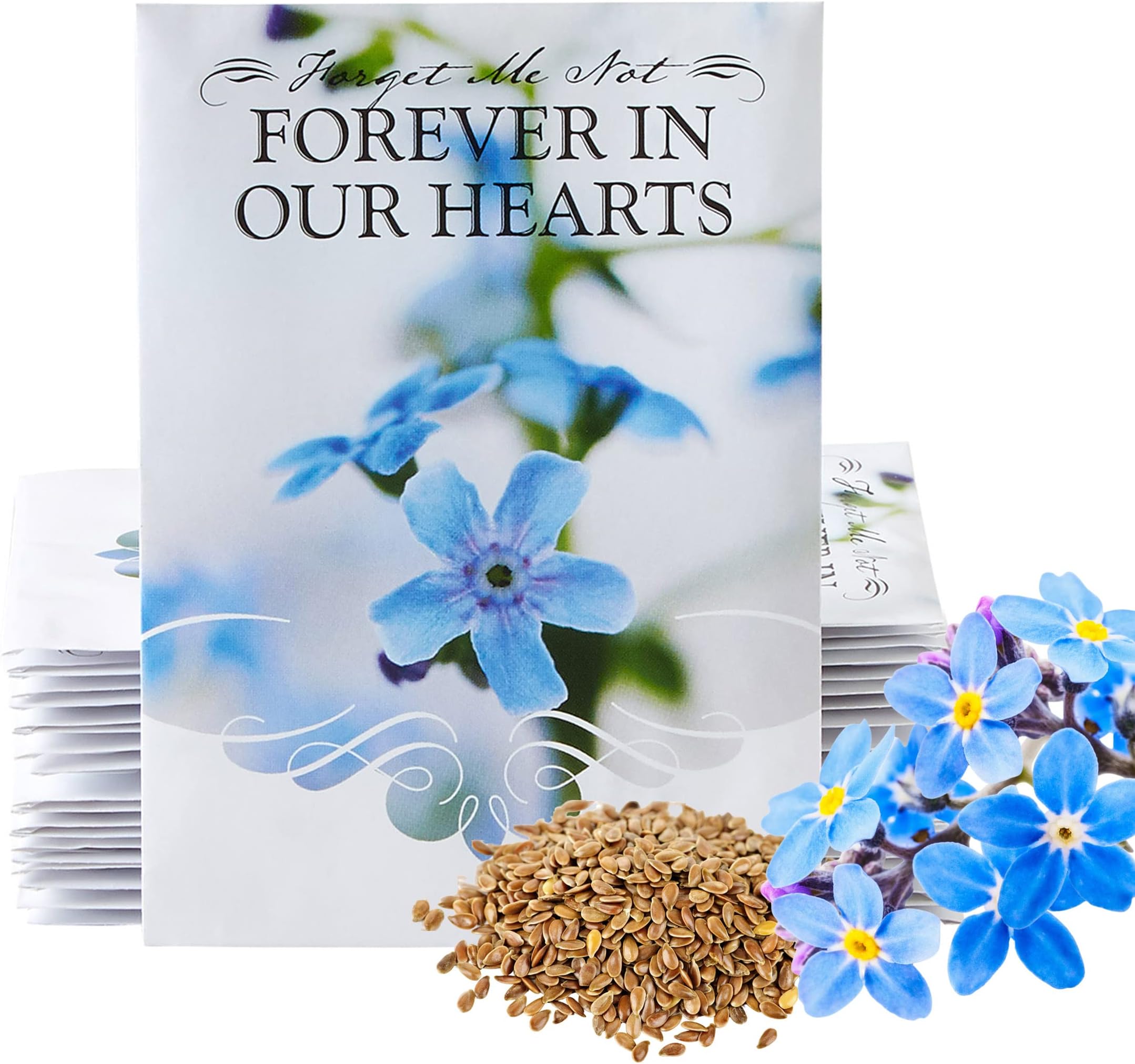 Amazon.com : Set of 50 Forget-Me-Not Seeds - Individually Sealed ...