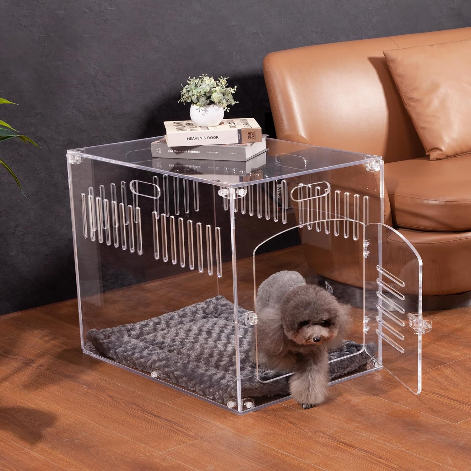 Amazon.com: Dog Crates for Medium Dogs and Small Dogs, Clear Acrylic ...