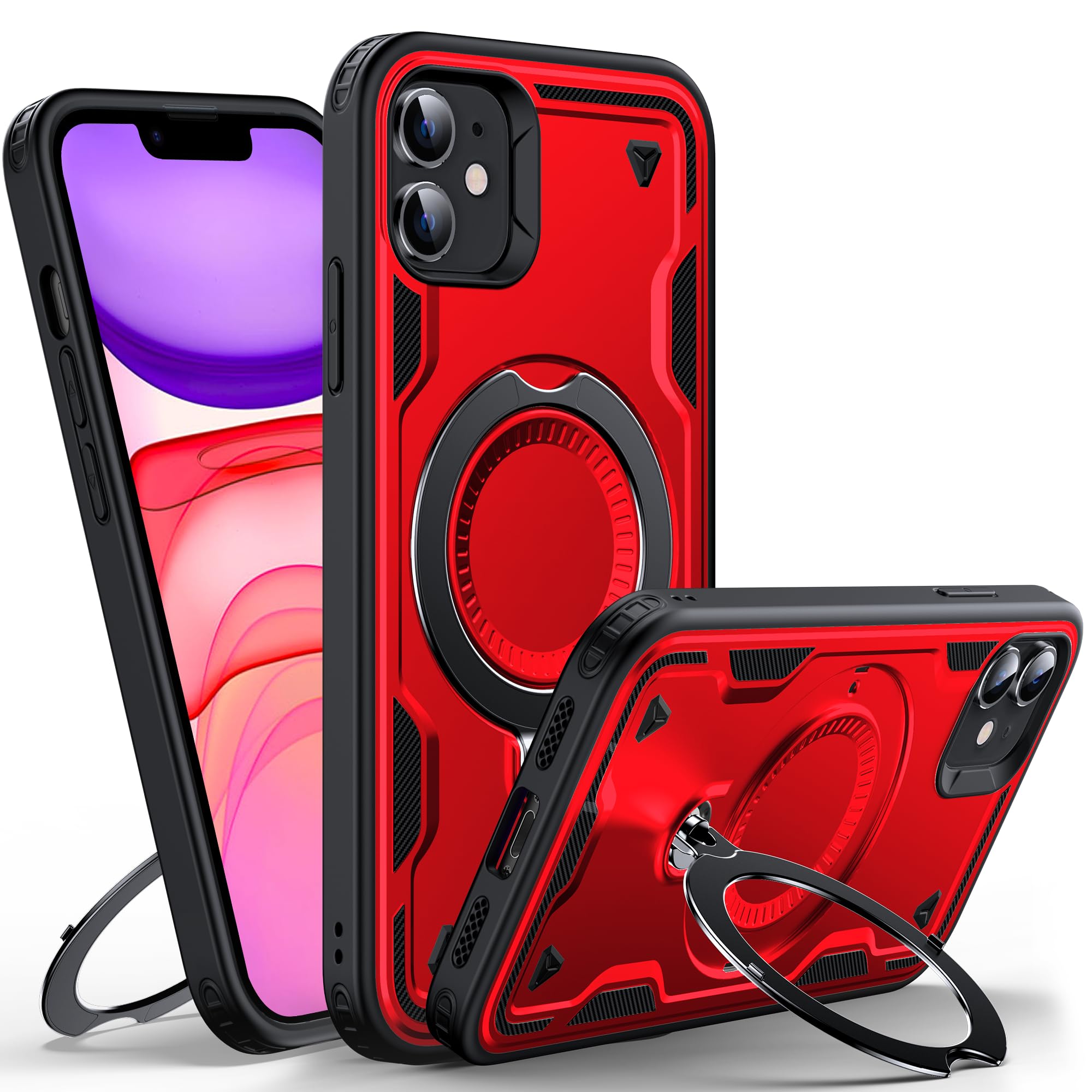 Amazon.com: WYUIC Designed for iPhone 11 Magnetic Case, Compatible with ...