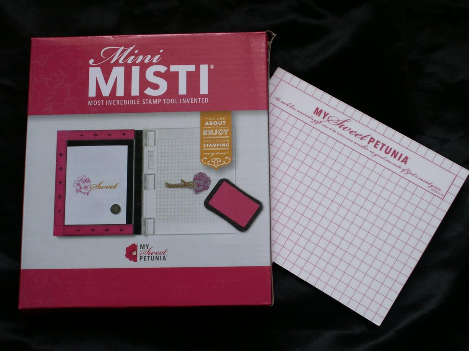 Amazon.com: New Model Mini Misti Stamp Tool Bundle Mini Misti and Wipe ...