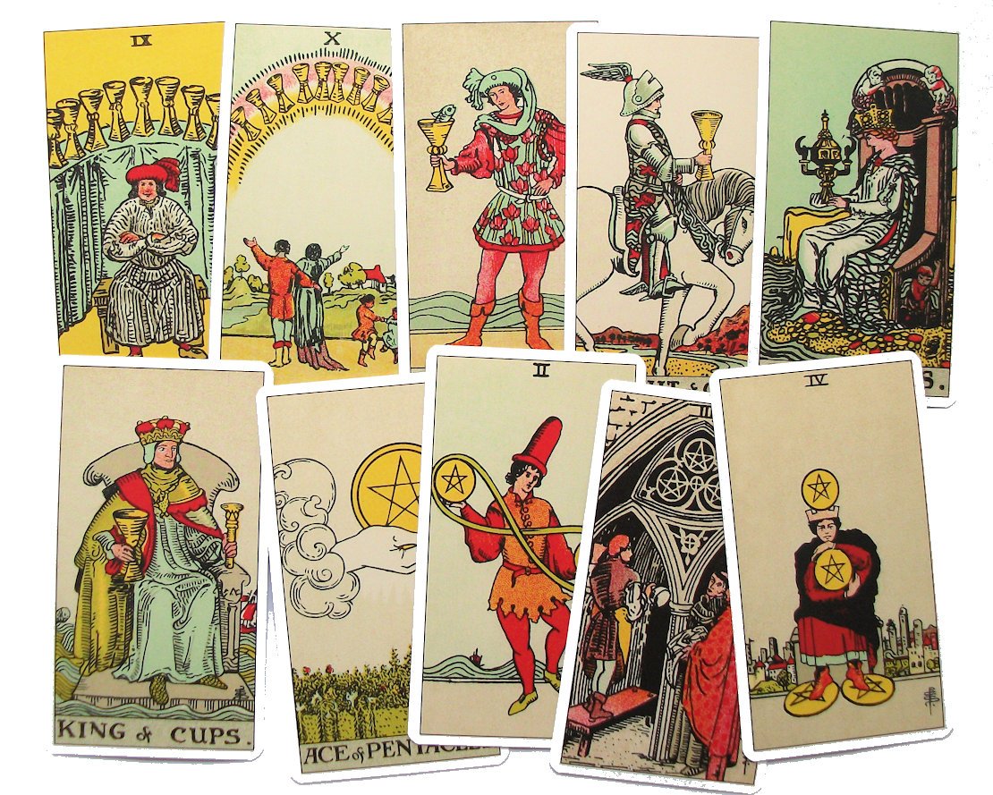 Buy Green Cross Toad RWS Tarot by Pamela Colman Smith, 78 Cards Rider ...